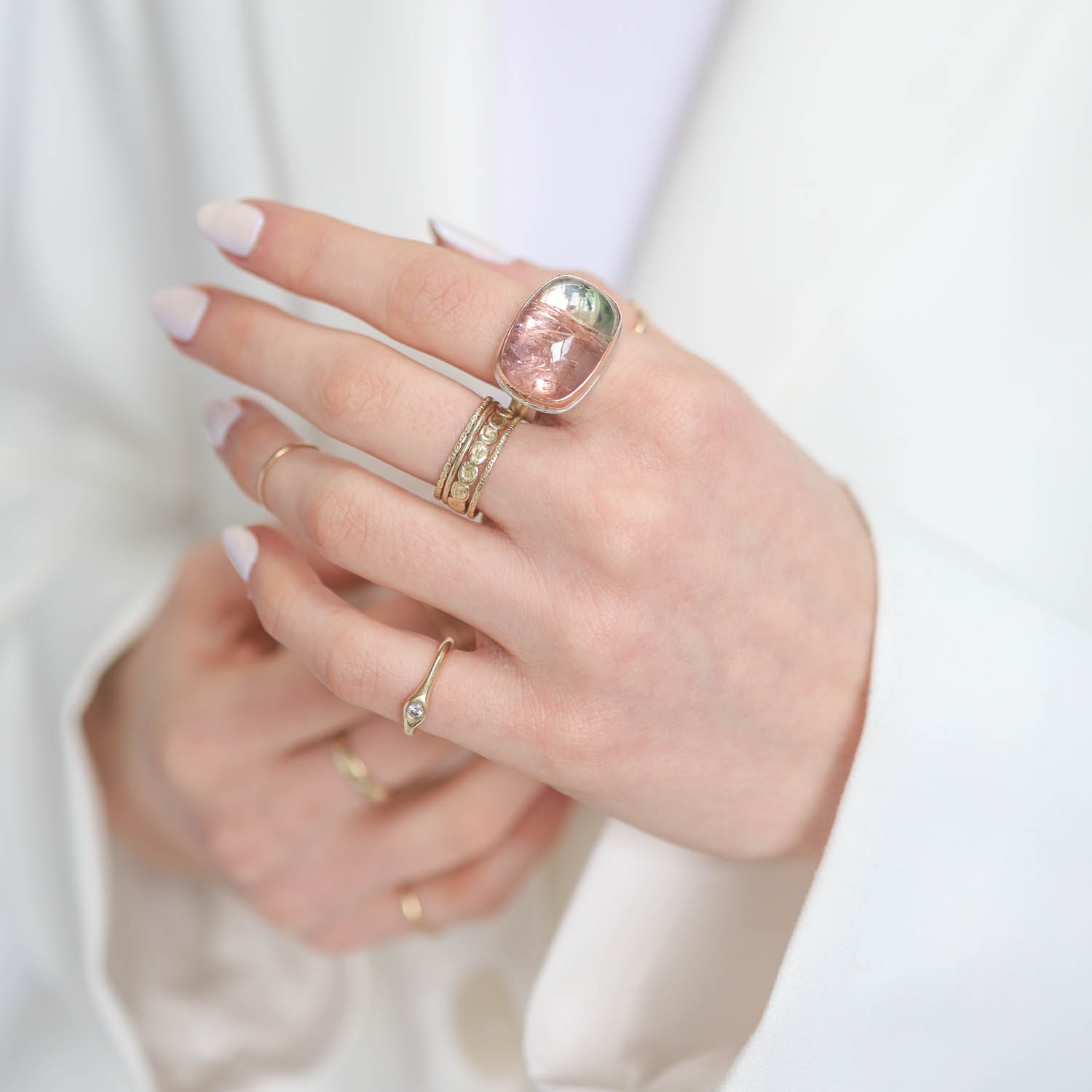 Jamie Joseph Trunk Show: Pink Tourmaline Ring by Jamie Joseph - NEWTWIST