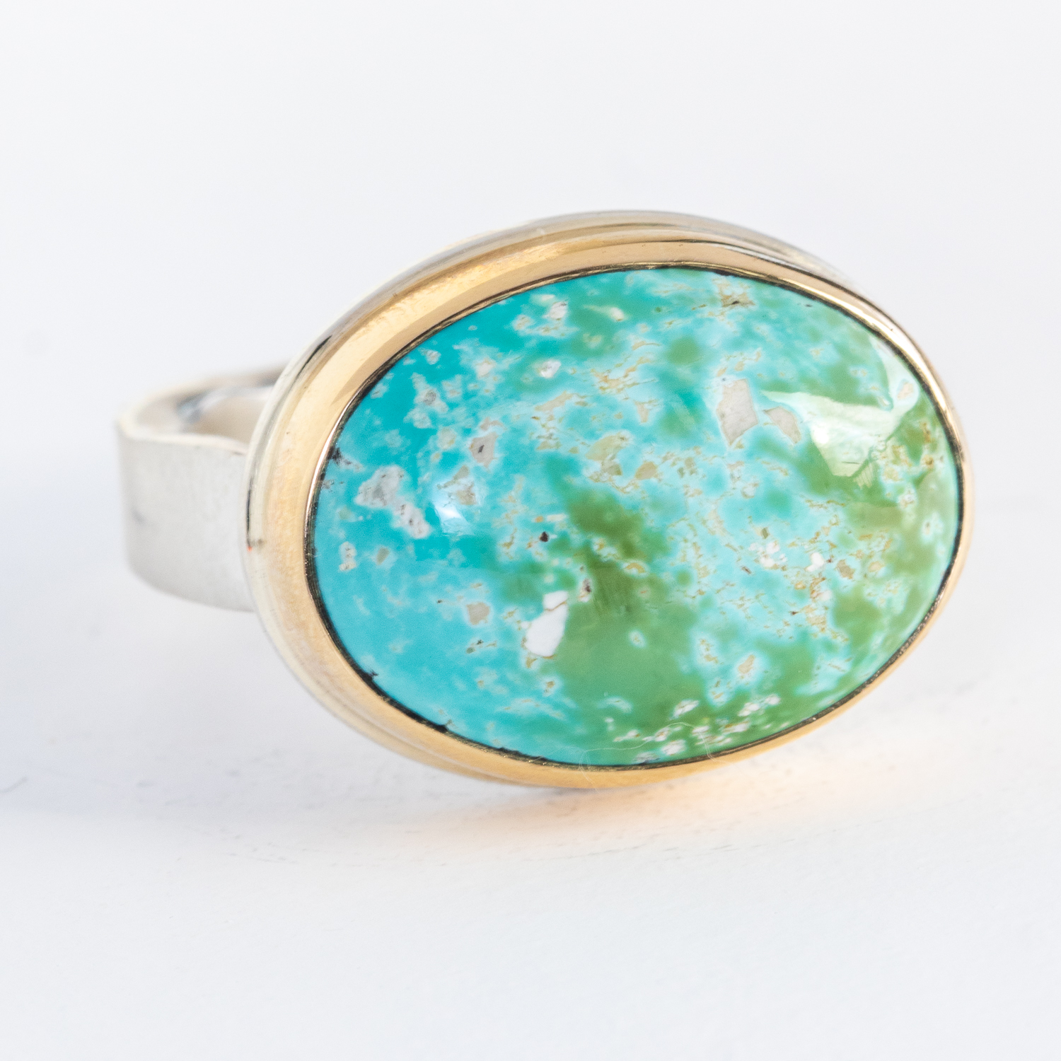 Jamie Joseph Trunk Show: Oval Turquoise Ring by Jamie Joseph - NEWTWIST