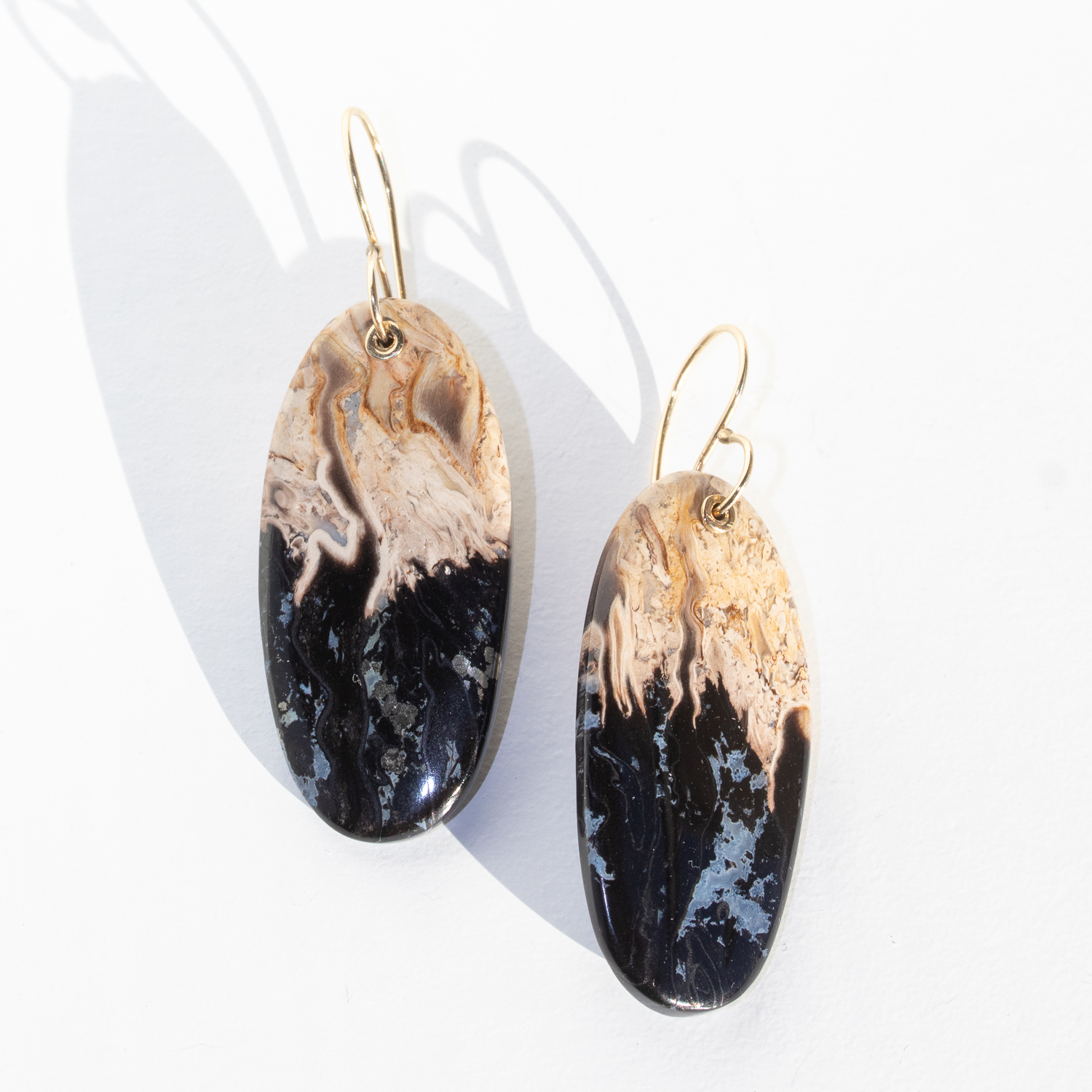 Jamie Joseph Trunk Show: Fossilized Palm Wood Earrings by Jamie Joseph ...