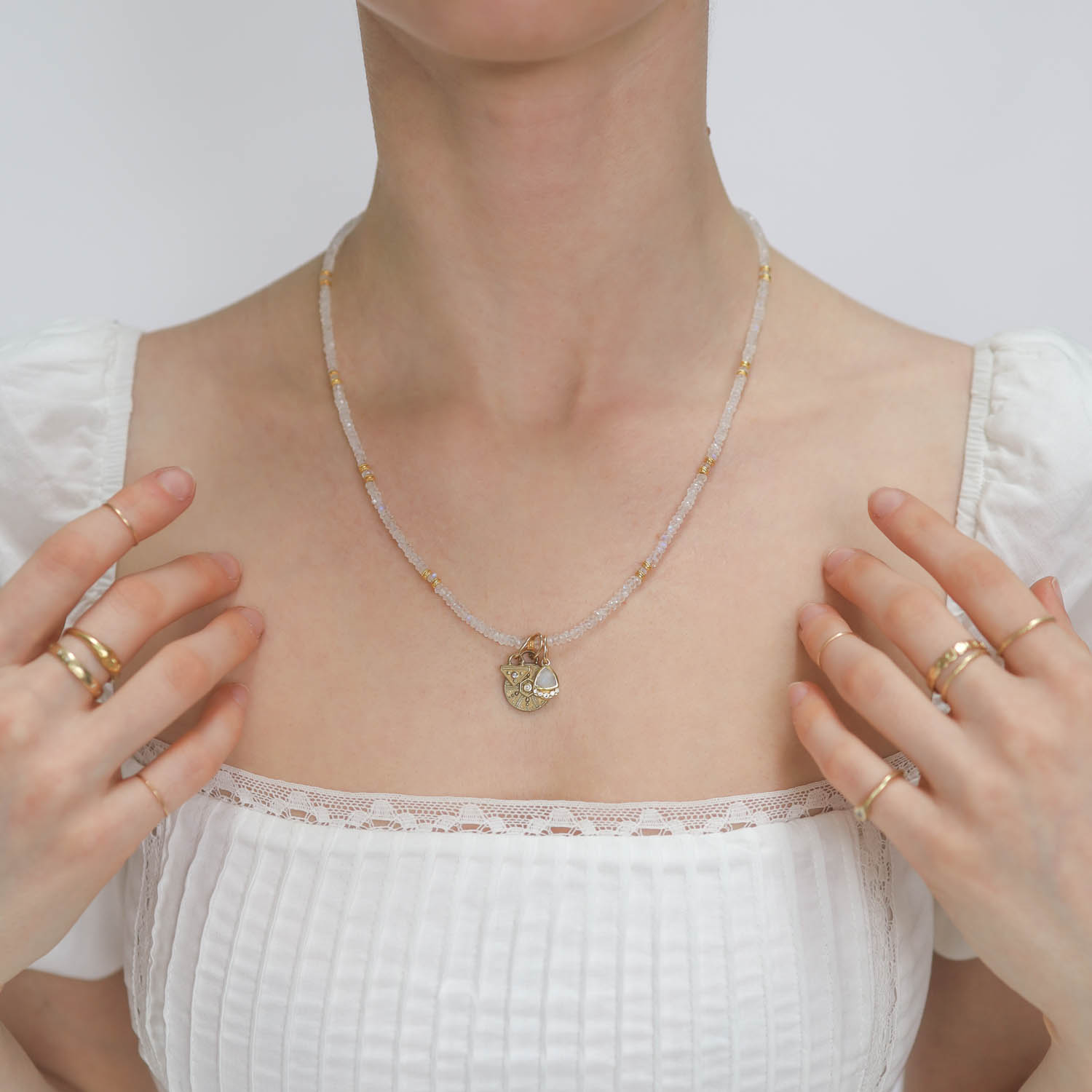 Moonstone Aruba Necklace by Lulu Designs - NEWTWIST