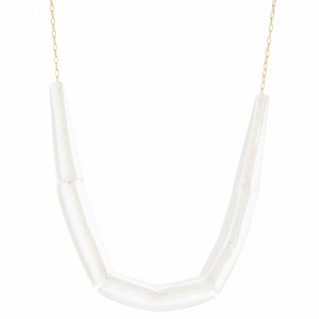 Opal Chicklet Necklace by TENTHOUSANDTHINGS - NEWTWIST