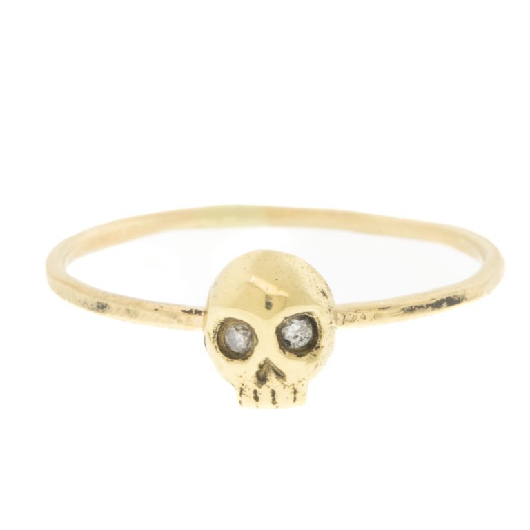 Skull Amulet Stacking Ring by Acanthus - NEWTWIST