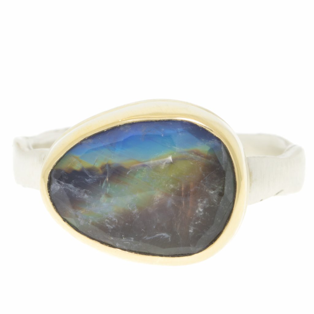 Oval Moonstone Ring by Jamie Joseph - NEWTWIST