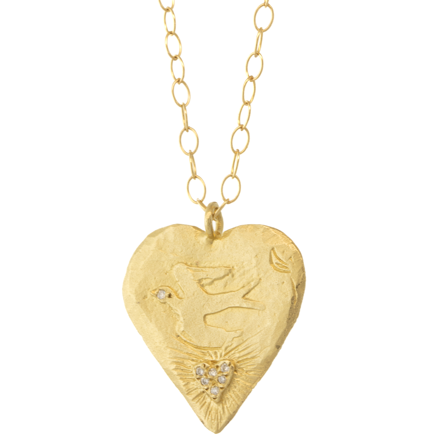 Victoria Cunningham Trunk Show: Bird on Heart Necklace by Victoria ...