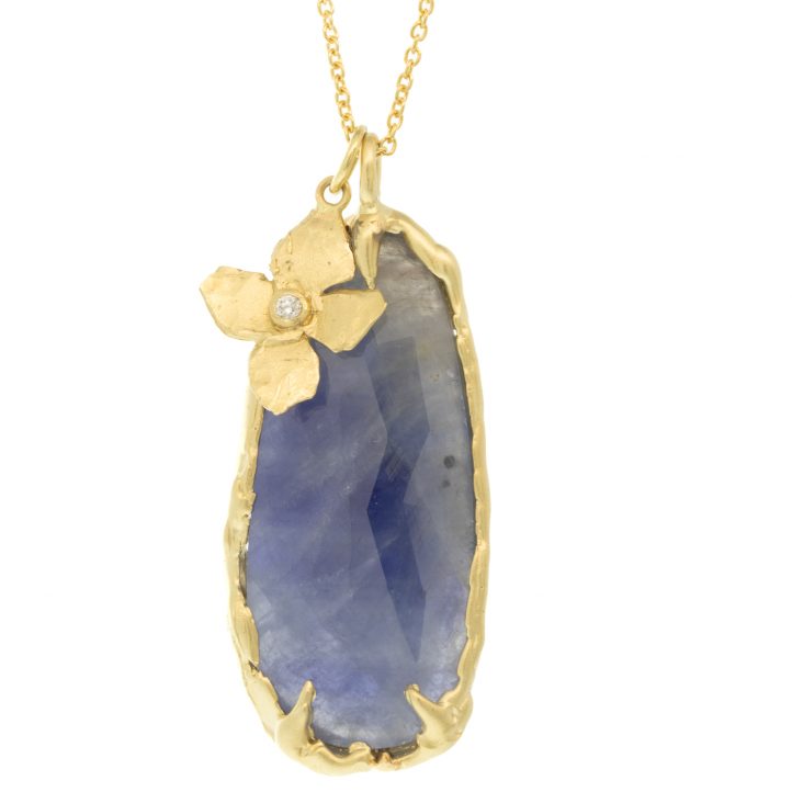 Victoria Cunningham Trunk Show: Sapphire and Hanging Flower Necklace by ...