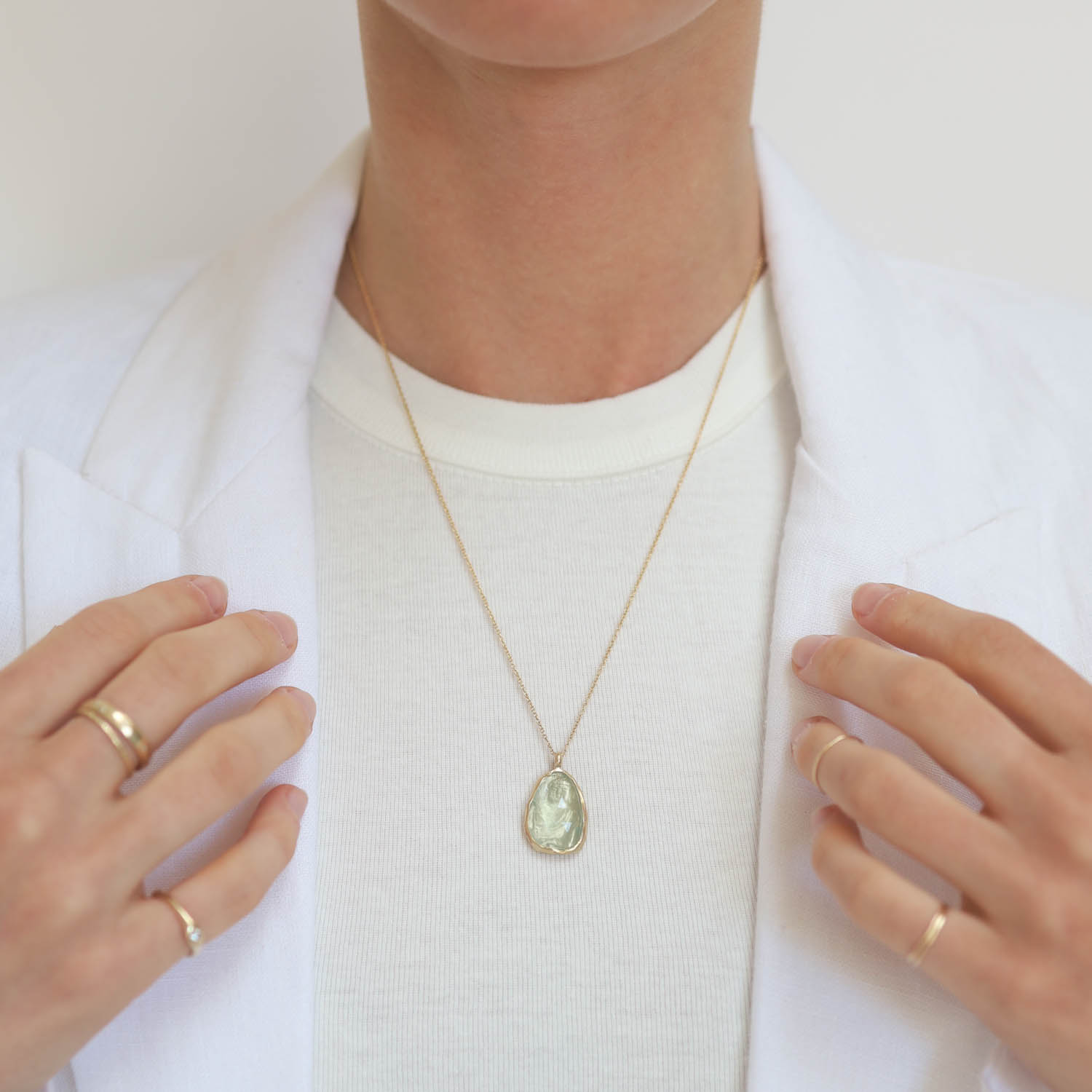 Victoria Cunningham Trunk Show: Aquamarine Buddha and Hanging Diamond ...