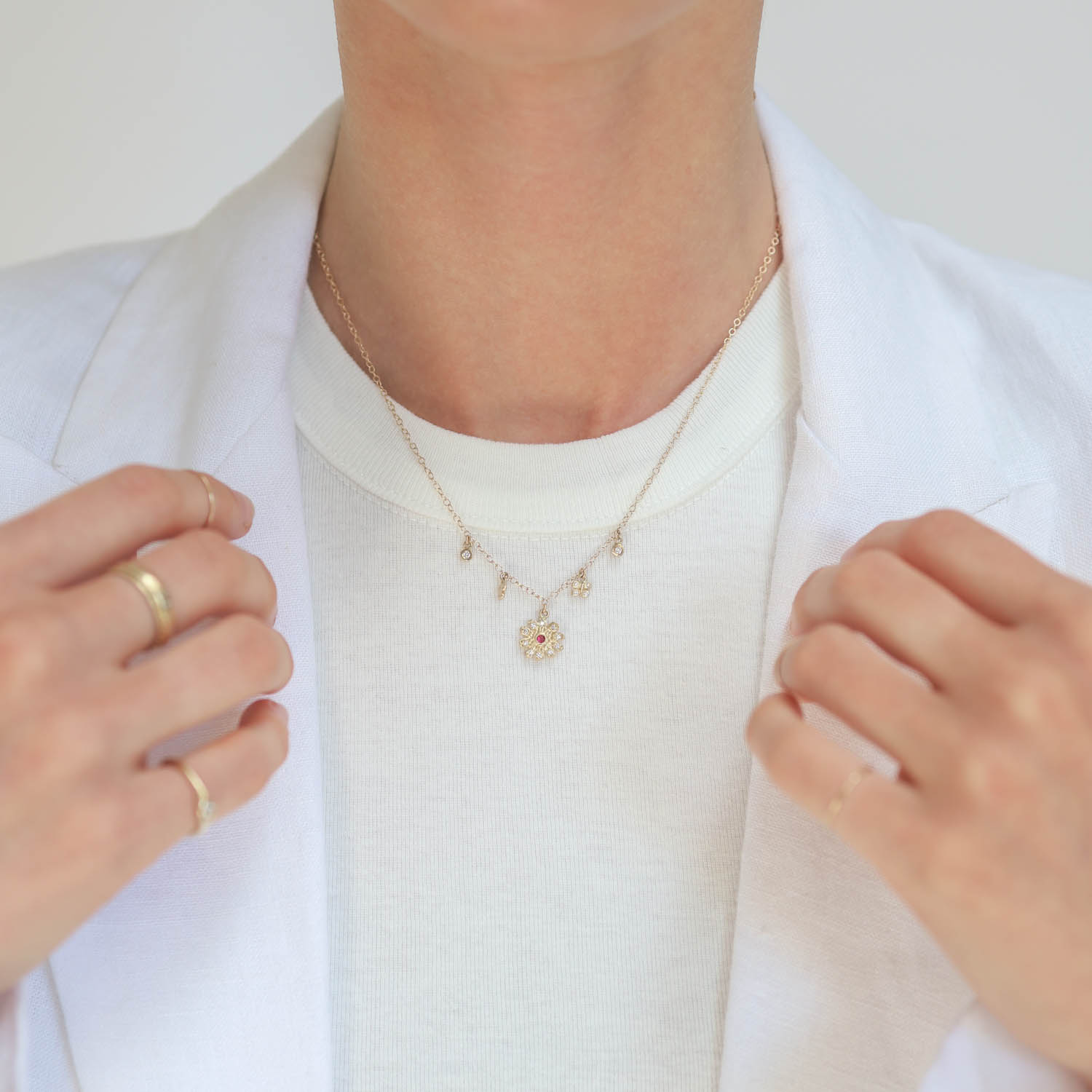 Victoria Cunningham Trunk Show: Daisy and Butterflies Necklace by ...