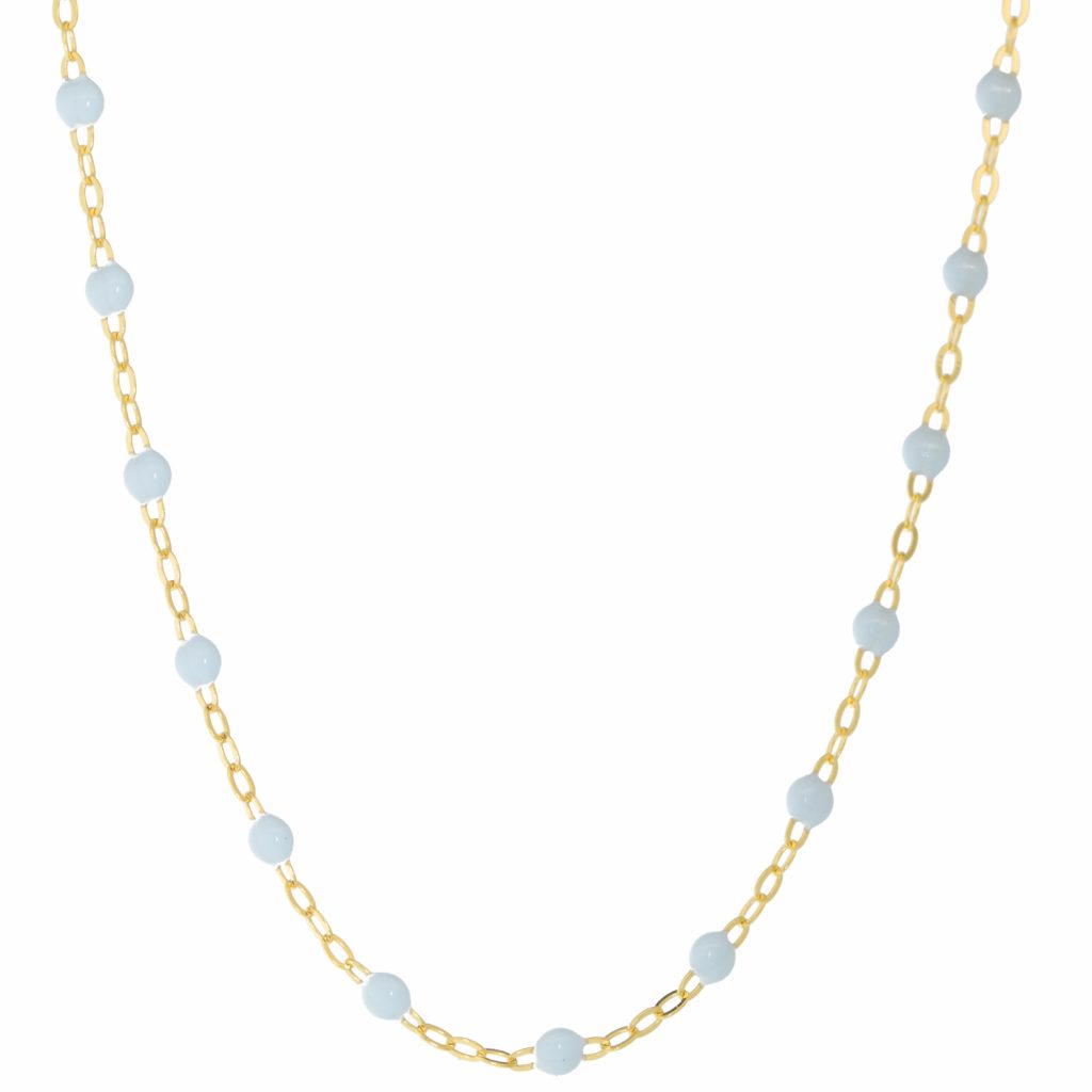 Classic Gigi Baby Blue Necklace by Gigi Clozeau - NEWTWIST