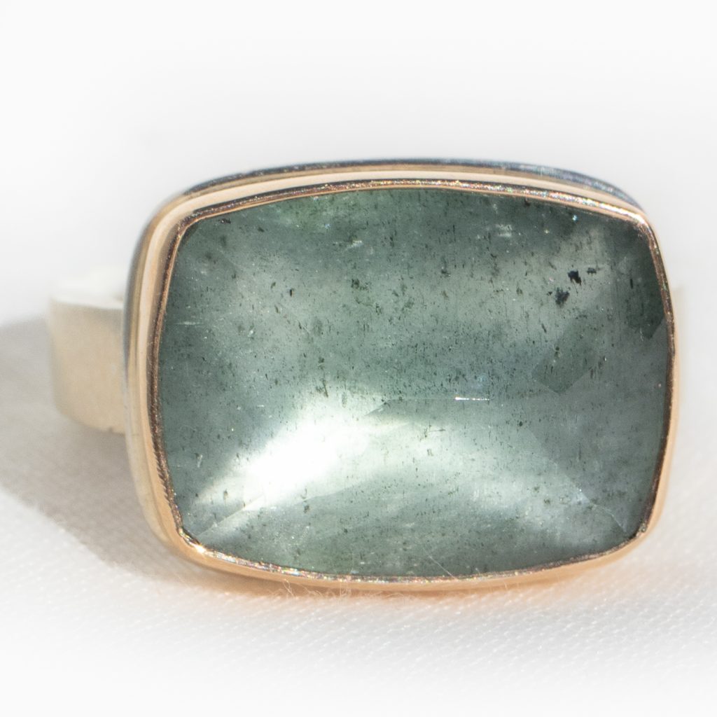 Table Up Aquamarine Ring by Jamie Joseph - NEWTWIST