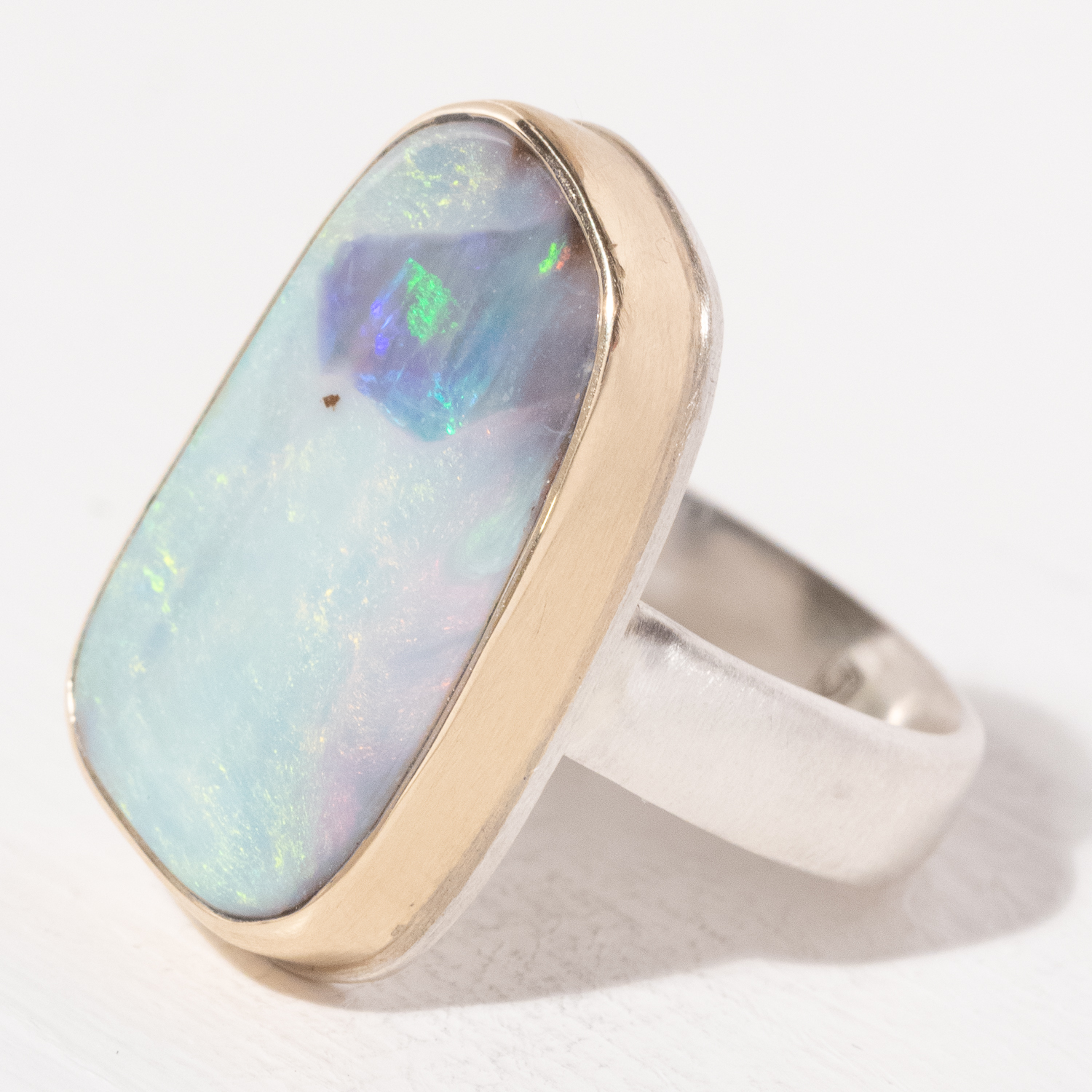 Jamie Joseph Trunk Show: Boulder Opal Ring by Jamie Joseph - NEWTWIST