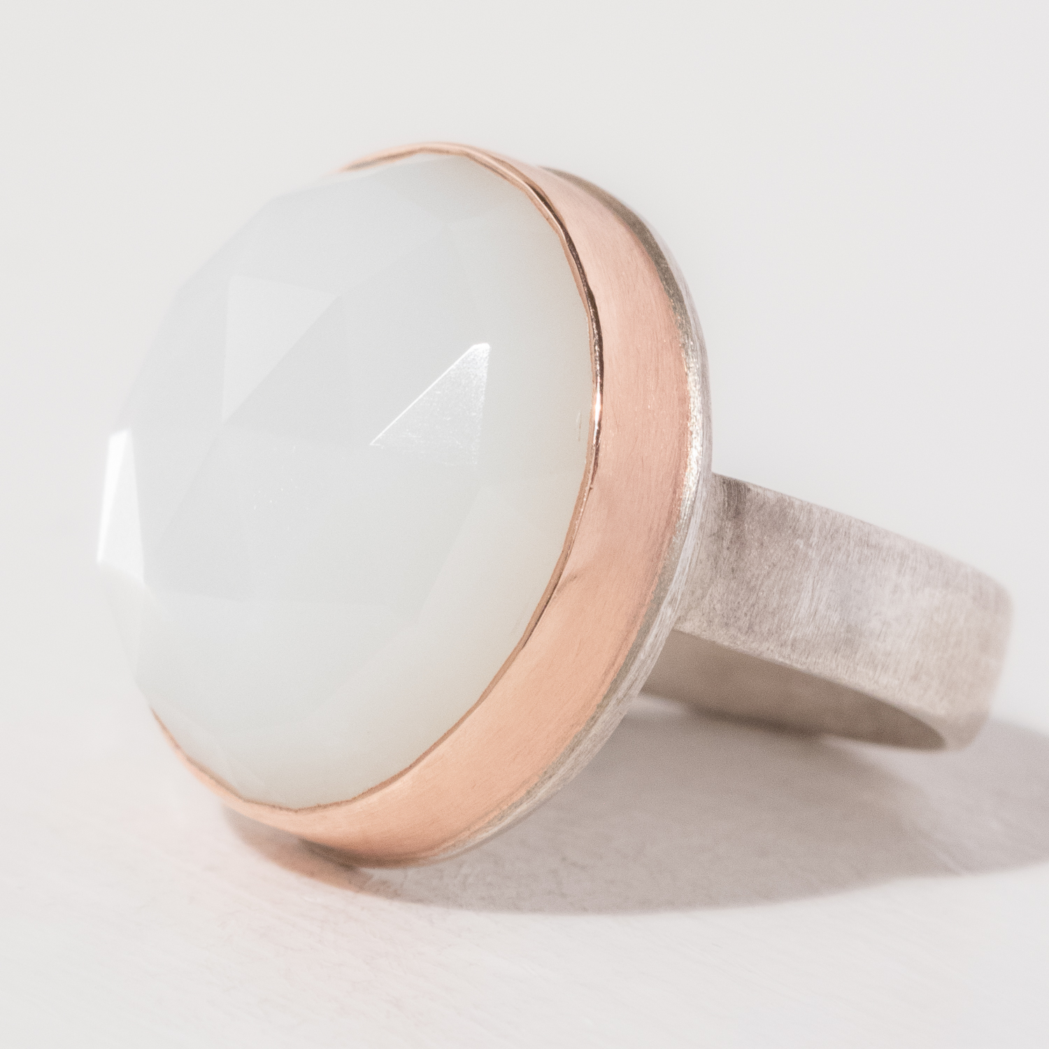 Jamie Joseph Trunk Show: White Moonstone Ring by Jamie Joseph - NEWTWIST