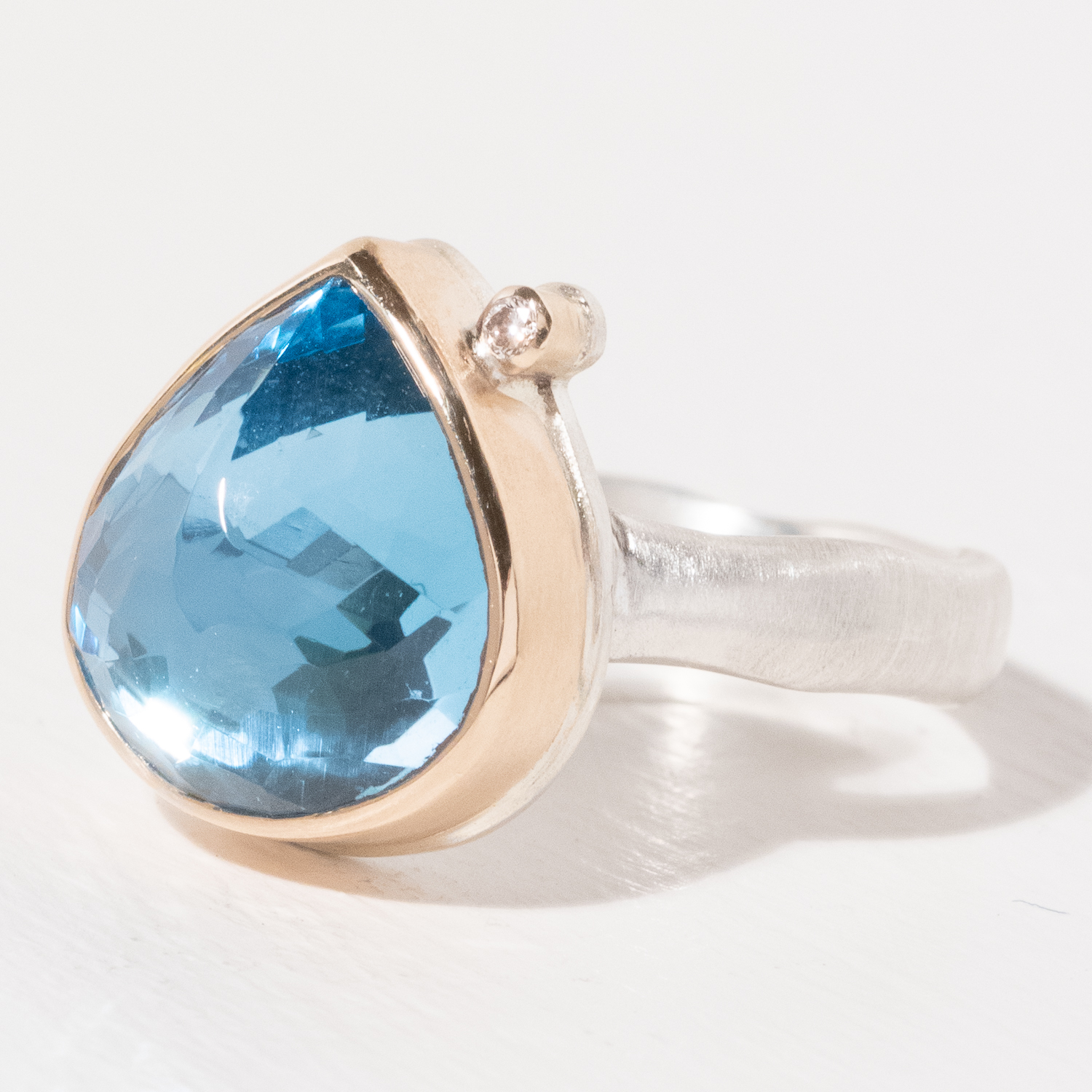 Jamie Joseph Trunk Show: Swiss Blue Topaz Ring by Jamie Joseph - NEWTWIST