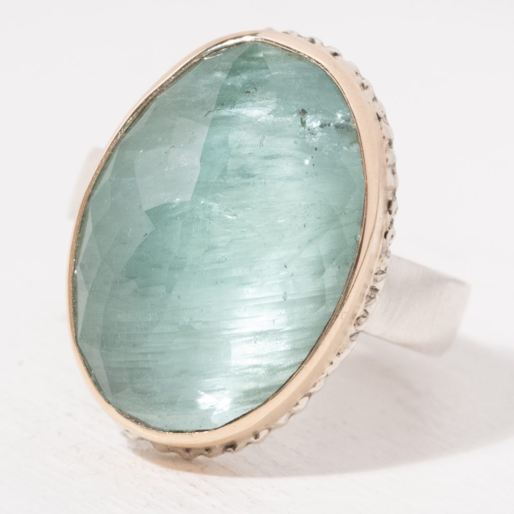 Bi-Color Aquamarine & Heliodor Ring by Jamie Joseph - NEWTWIST