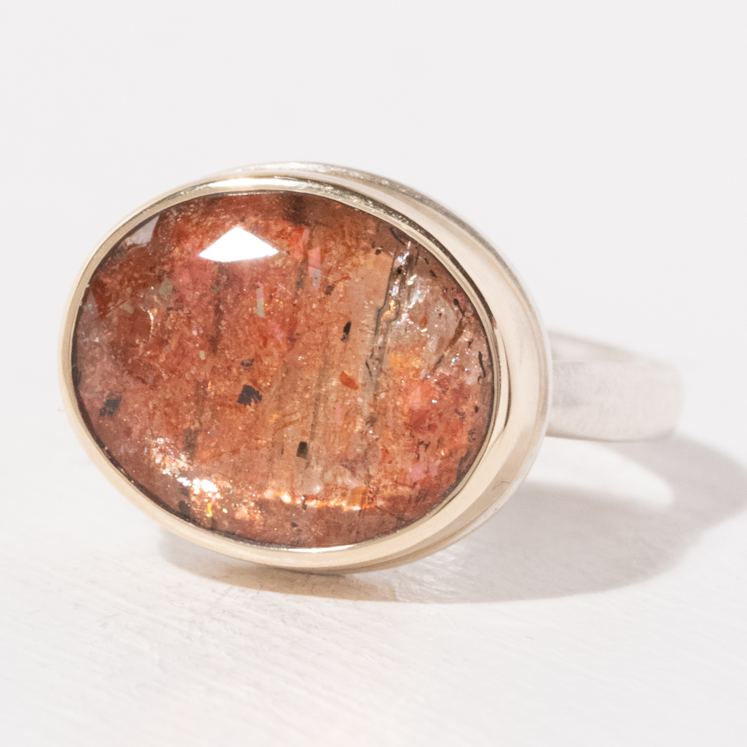 Jamie Joseph Trunk Show: African Sunstone ring by Jamie Joseph - NEWTWIST