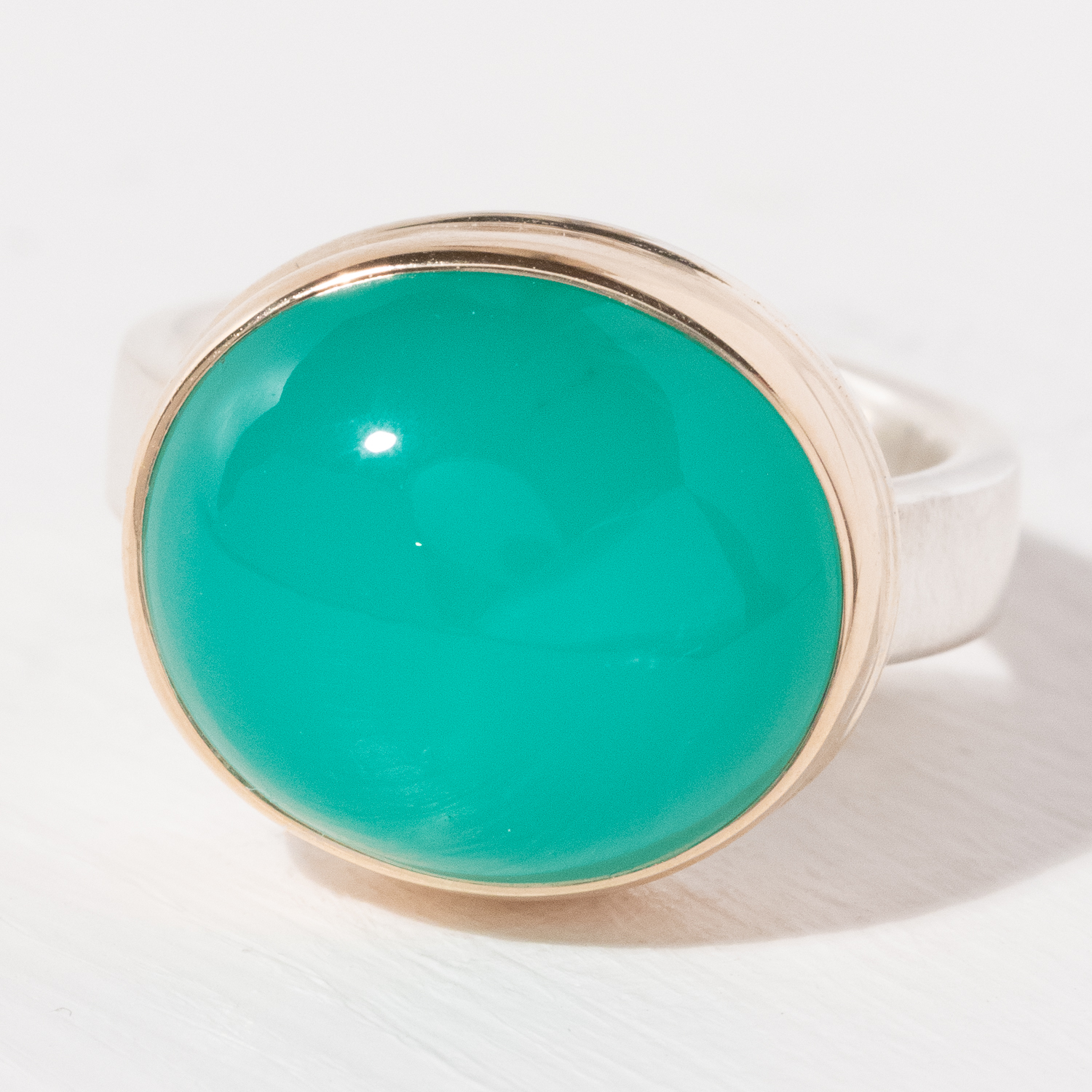 Jamie Joseph Trunk Show: Chrysoprase Ring by Jamie Joseph - NEWTWIST