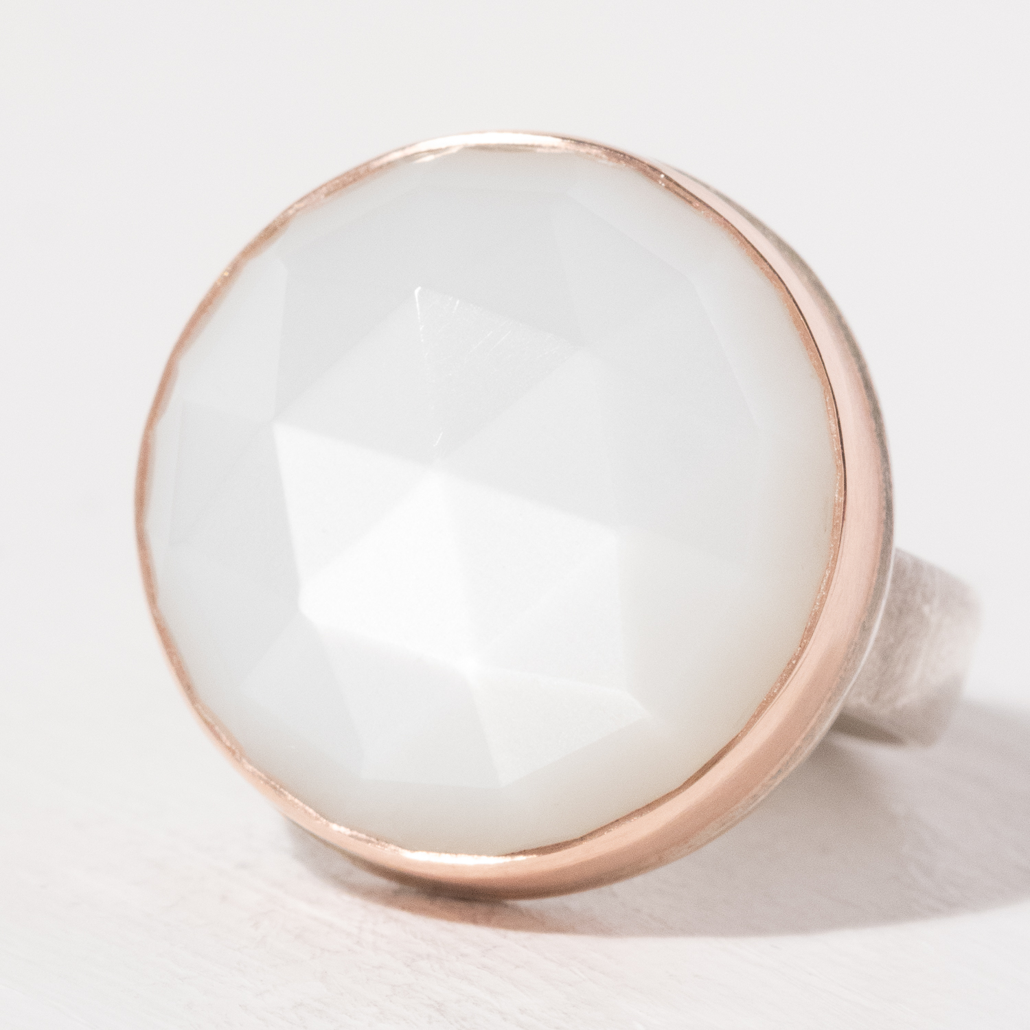 Jamie Joseph Trunk Show: White Moonstone Ring by Jamie Joseph - NEWTWIST