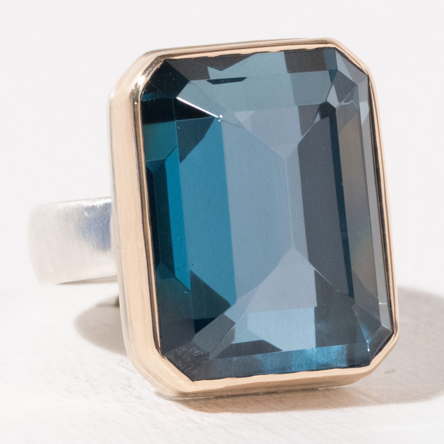 Jamie Joseph Trunk Show: Rectangular London Blue Topaz Ring by Jamie ...