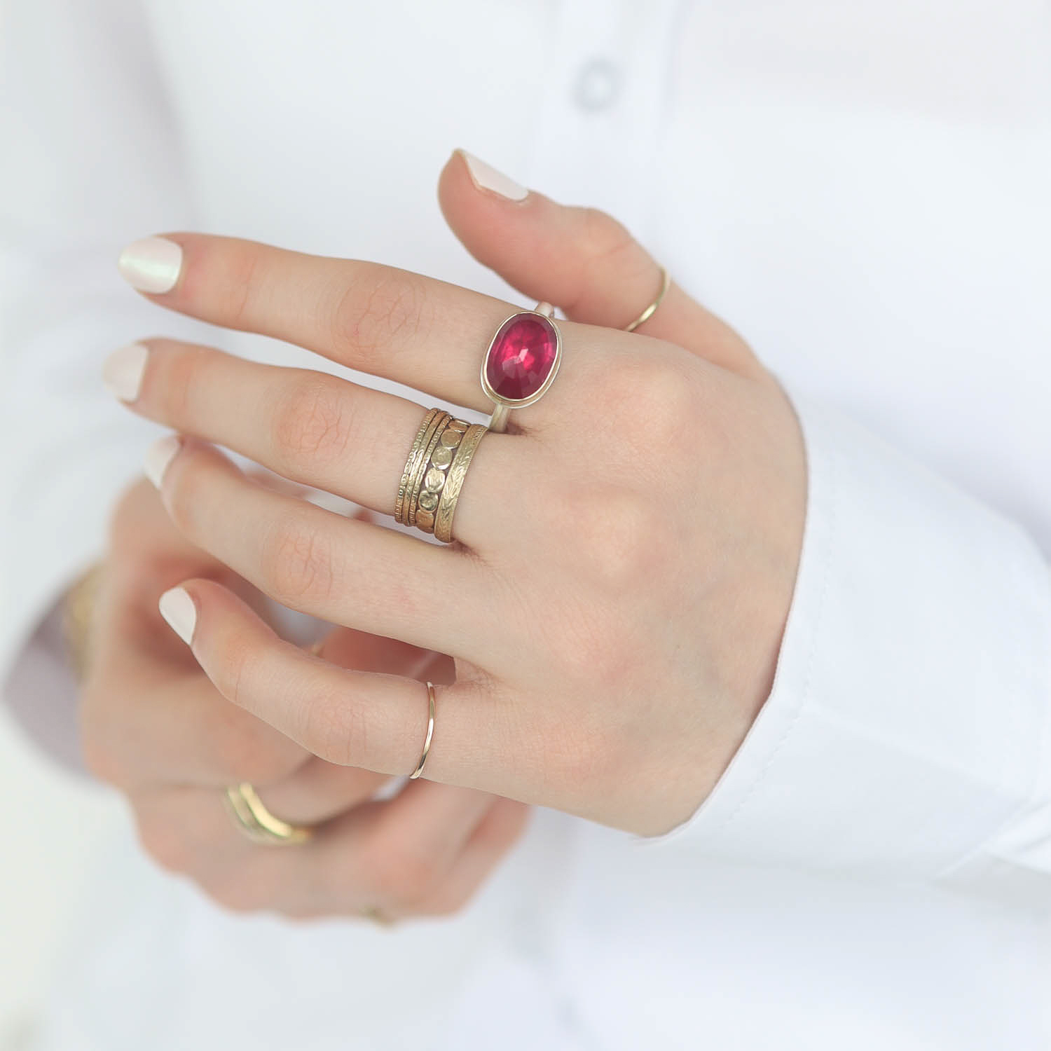 Jamie Joseph Trunk Show: African Ruby Ring by Jamie Joseph - NEWTWIST