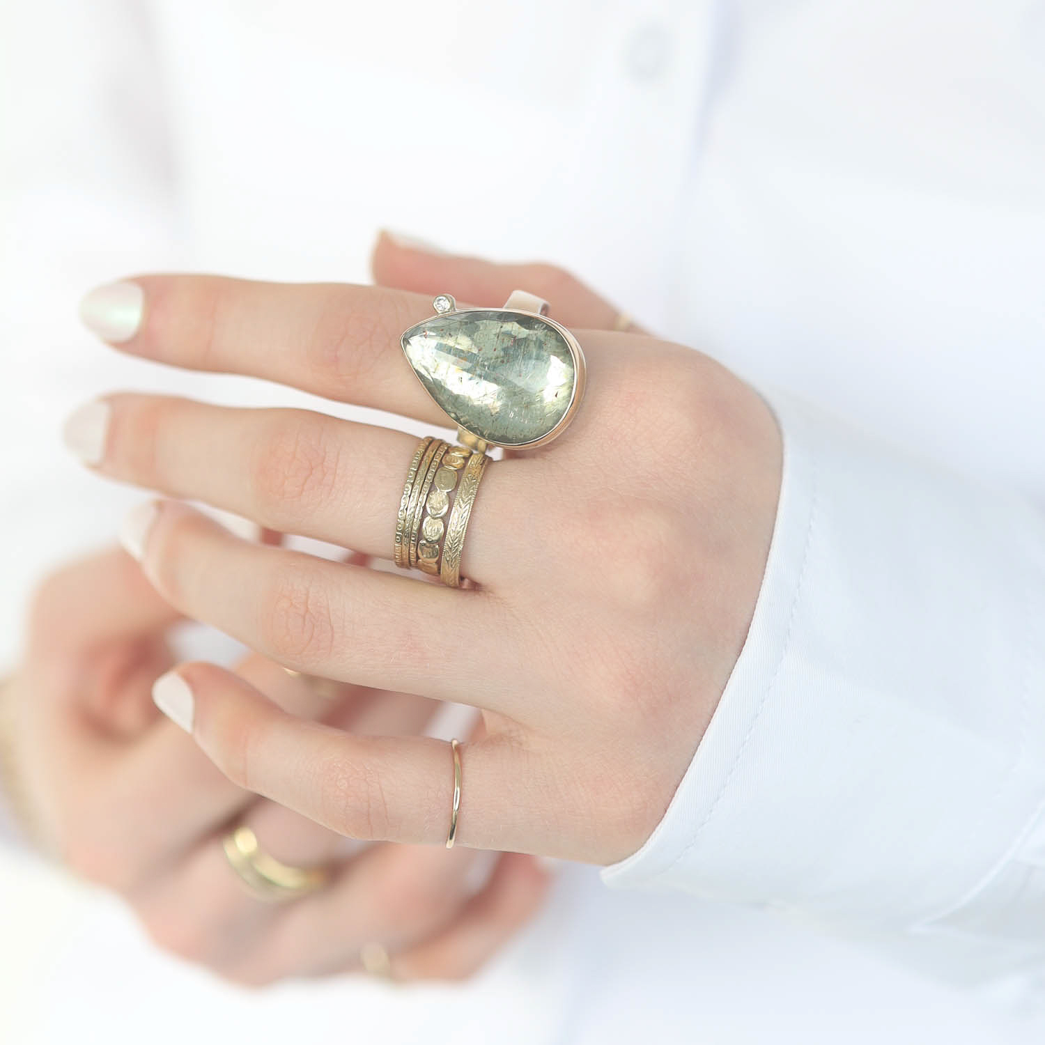 Jamie Joseph Trunk Show: African Sunstone Ring by Jamie Joseph - NEWTWIST