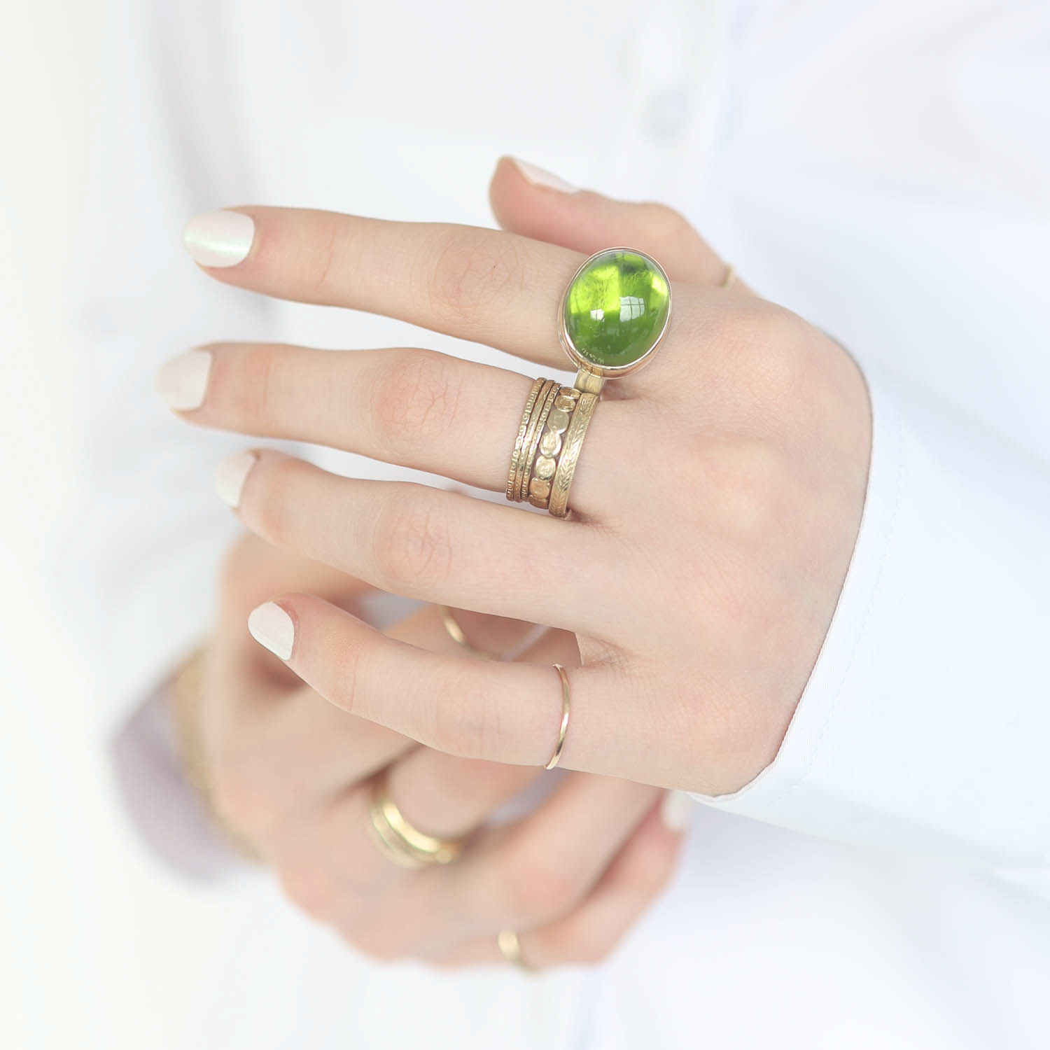 Jamie Joseph Trunk Show: Peridot Ring by Jamie Joseph - NEWTWIST