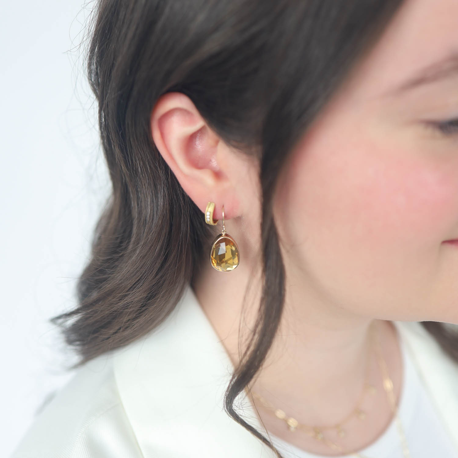 Jamie Joseph Trunk Show: Citrine Earrings by Jamie Joseph - NEWTWIST