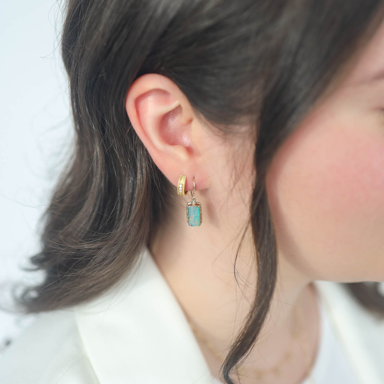 Jamie Joseph Trunk Show: Aussie Opal Doublet Earrings by Jamie Joseph ...