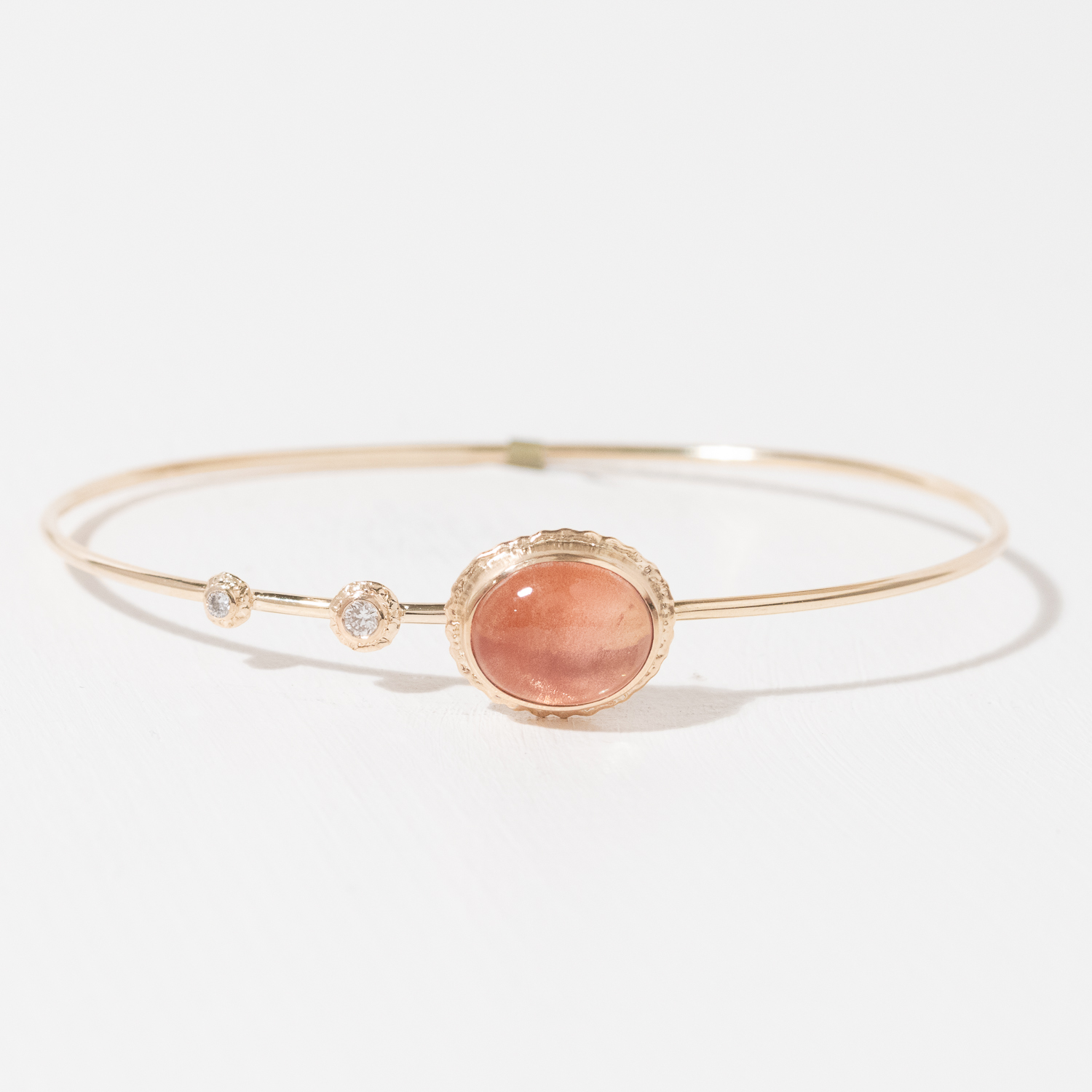 Jamie Joseph Trunk Show: Oregon sunstone and diamond bracelet by Jamie ...