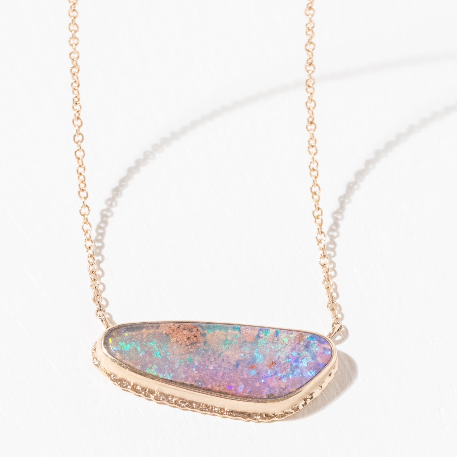 Jamie Joseph Trunk Show: Asymmetrical Opalized Wood Necklace by Jamie ...