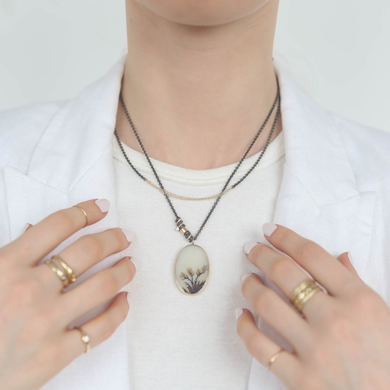 Jamie Joseph Trunk Show: Dendritic Agate Necklace by Jamie Joseph ...