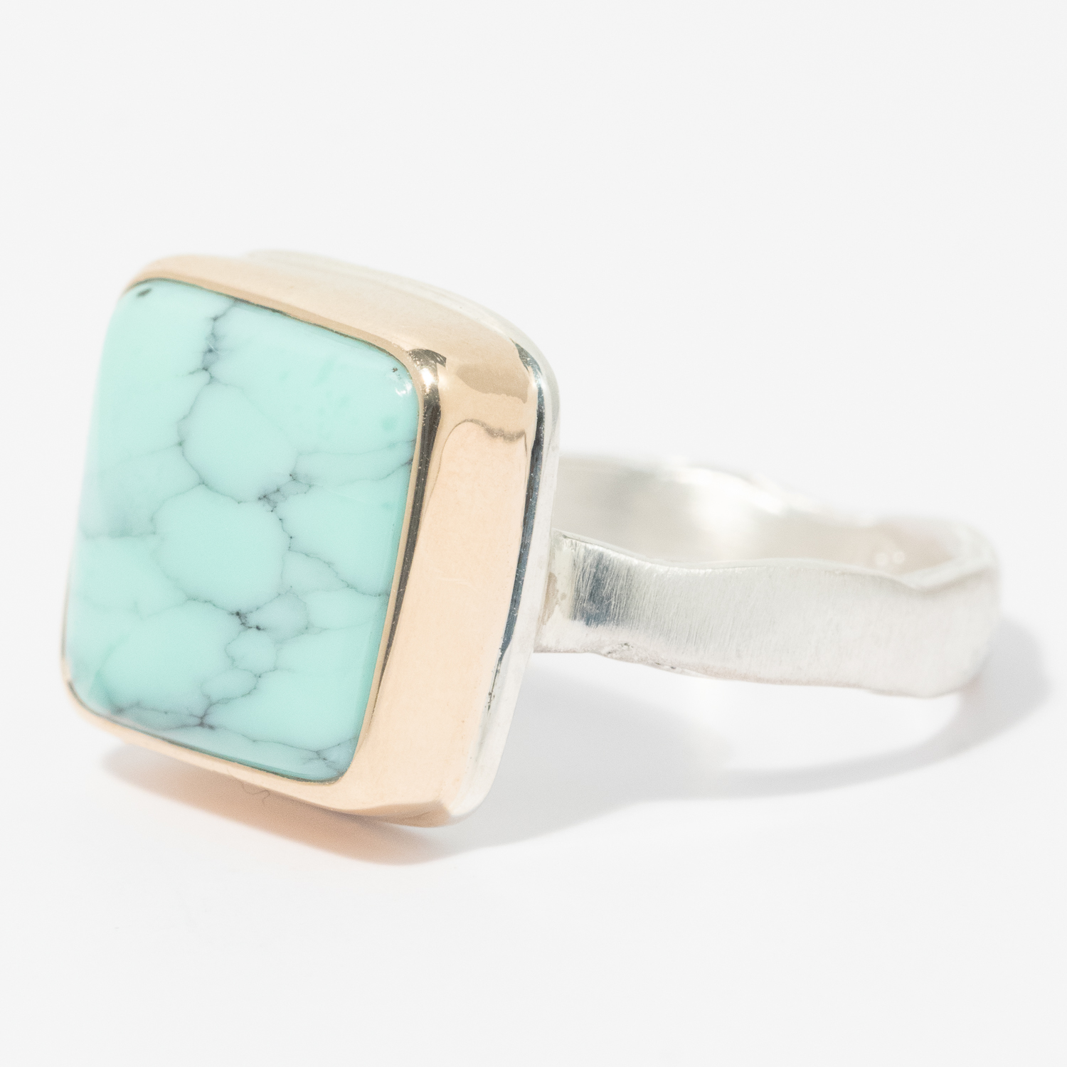 Emerald Rose Variscite Ring by Jamie Joseph - NEWTWIST