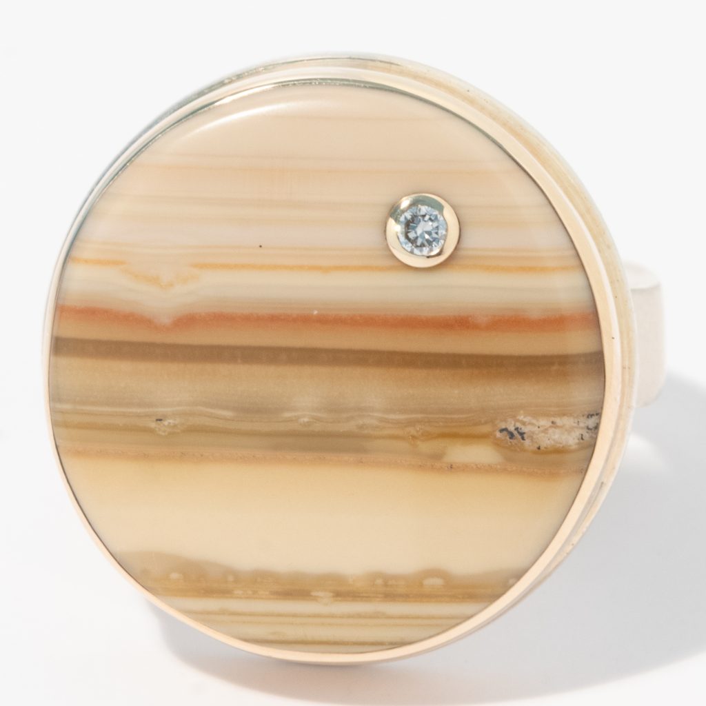 Fossilized Oak Wood Ring by Jamie Joseph - NEWTWIST