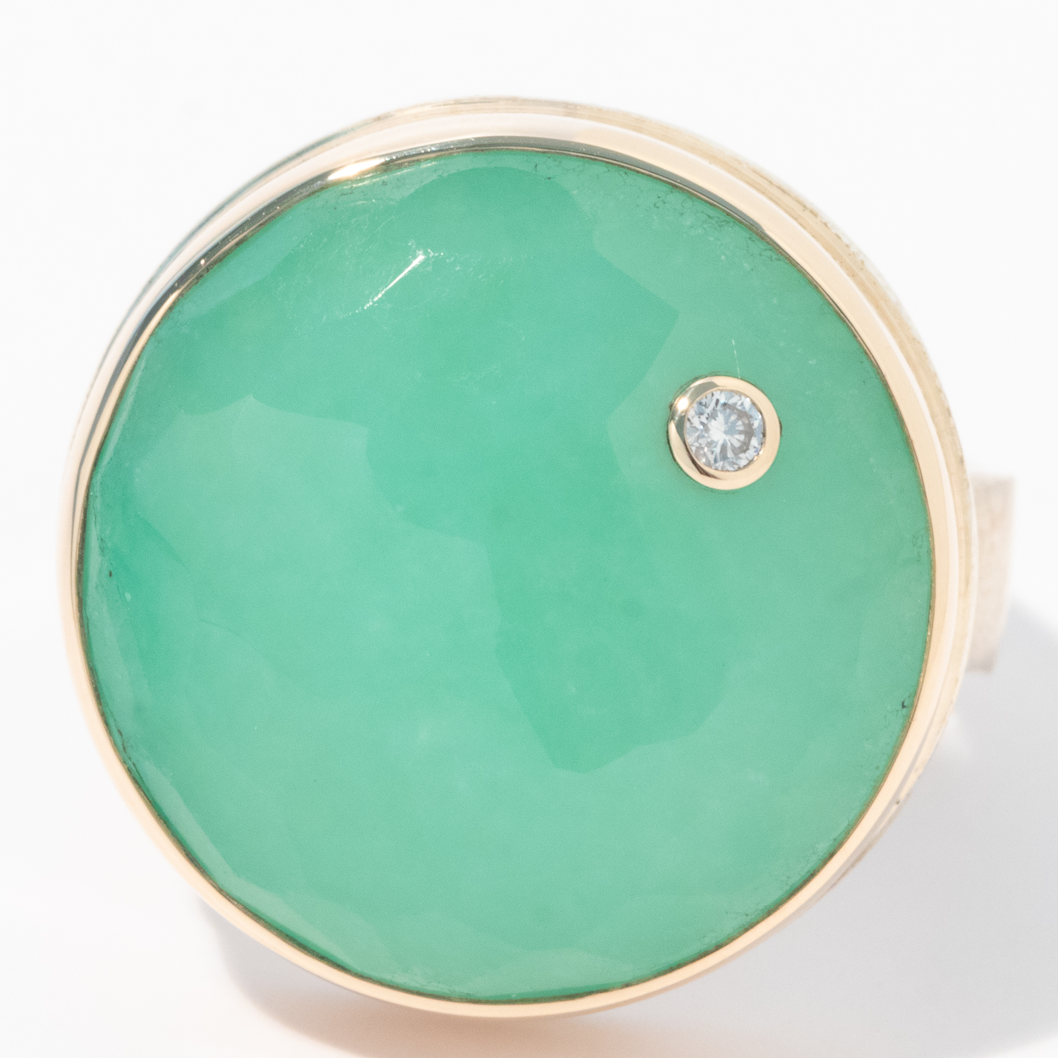 Green Quartz Ring by Jamie Joseph - NEWTWIST
