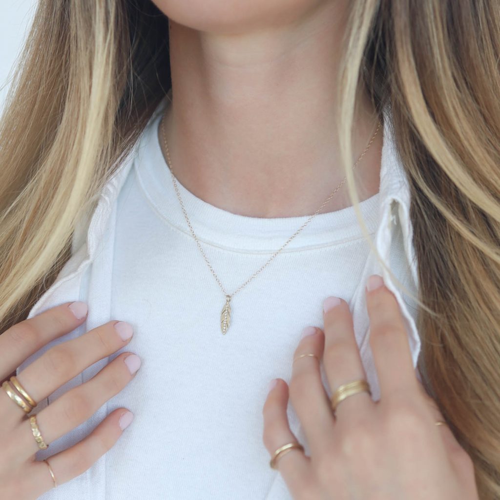 Victoria Cunningham Trunk Show: Diamond Feather Necklace by Victoria ...