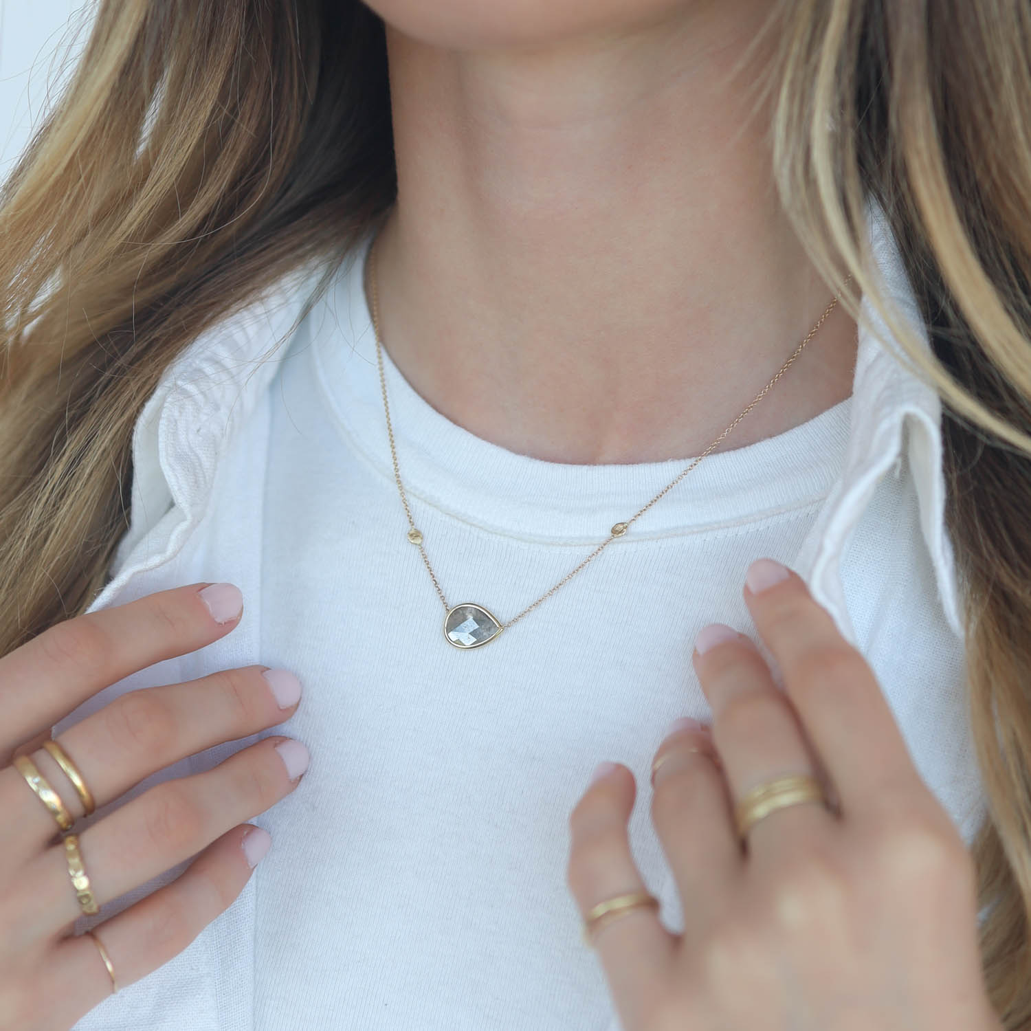 Victoria Cunningham Trunk Show: Diamond Slice Necklace by Victoria ...