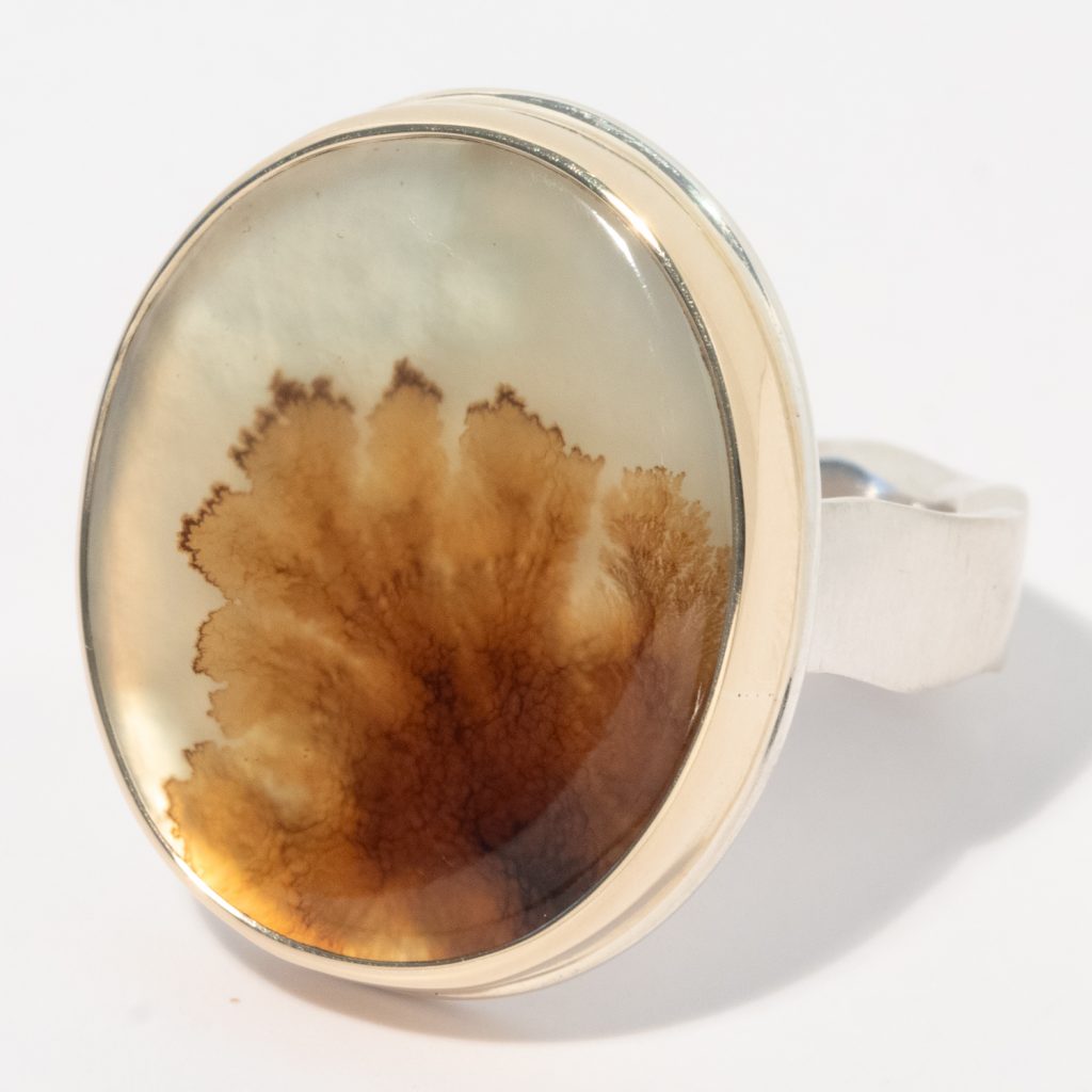 Landscape Agate Ring by Jamie Joseph - NEWTWIST