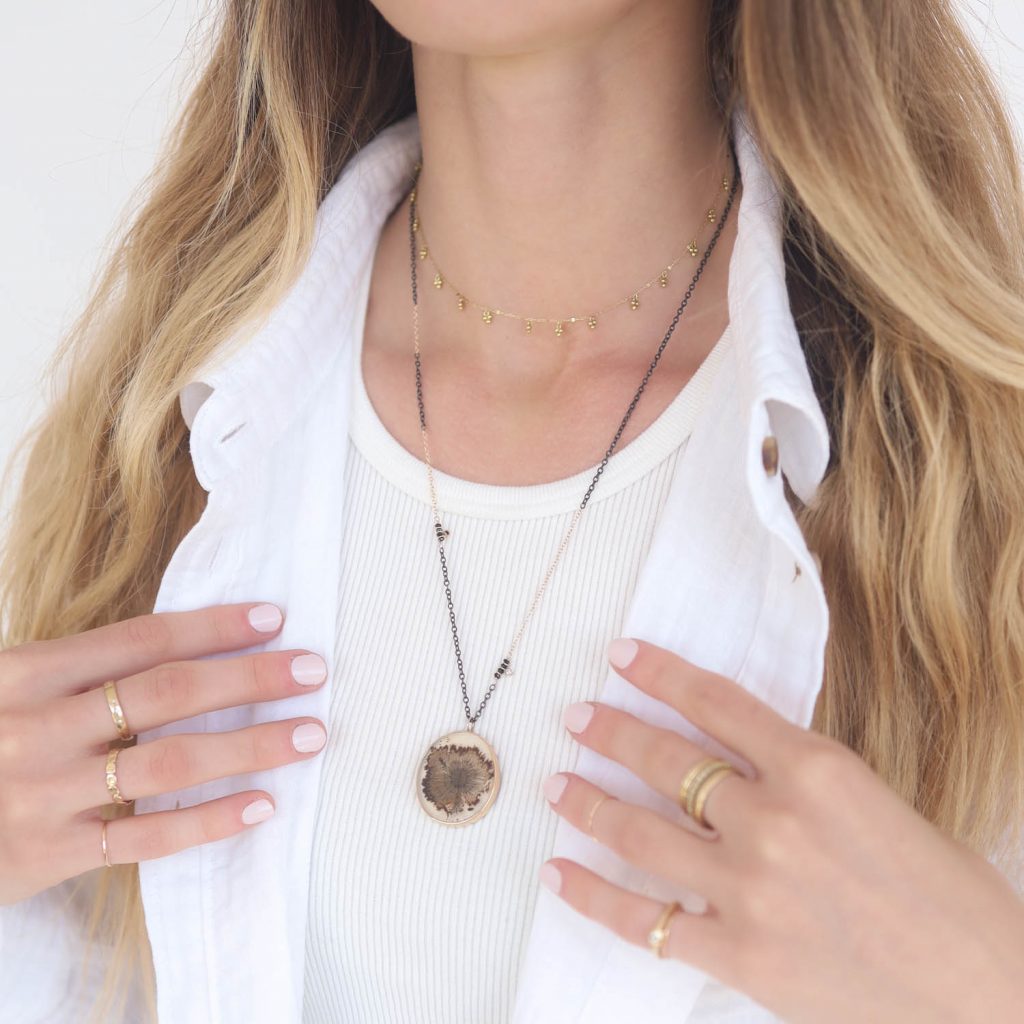 Jamie Joseph Trunk Show: Triangular Australian Opal Necklace by Jamie ...