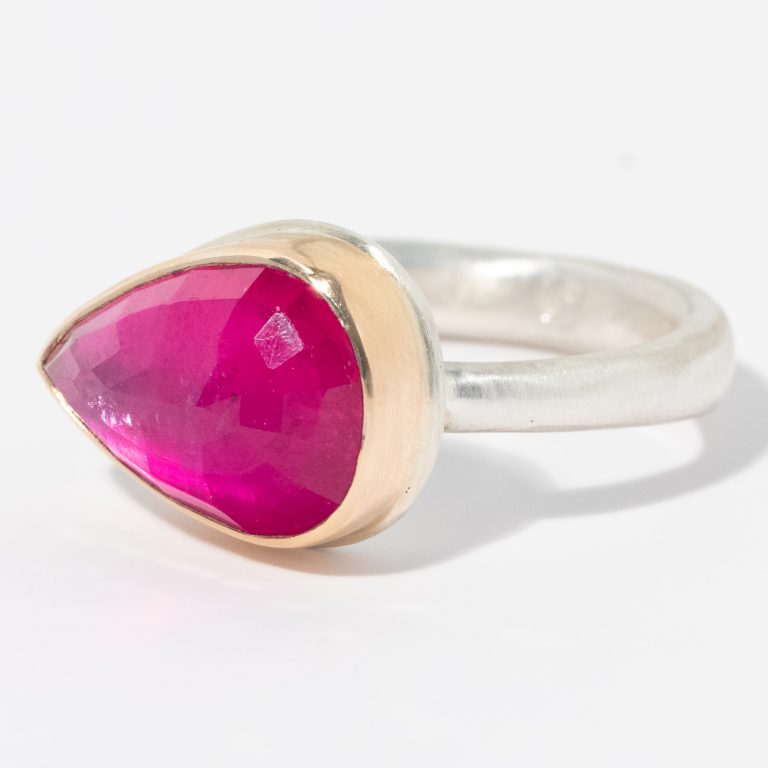 Surface Cut Cassiterite Ring by Jamie Joseph - NEWTWIST