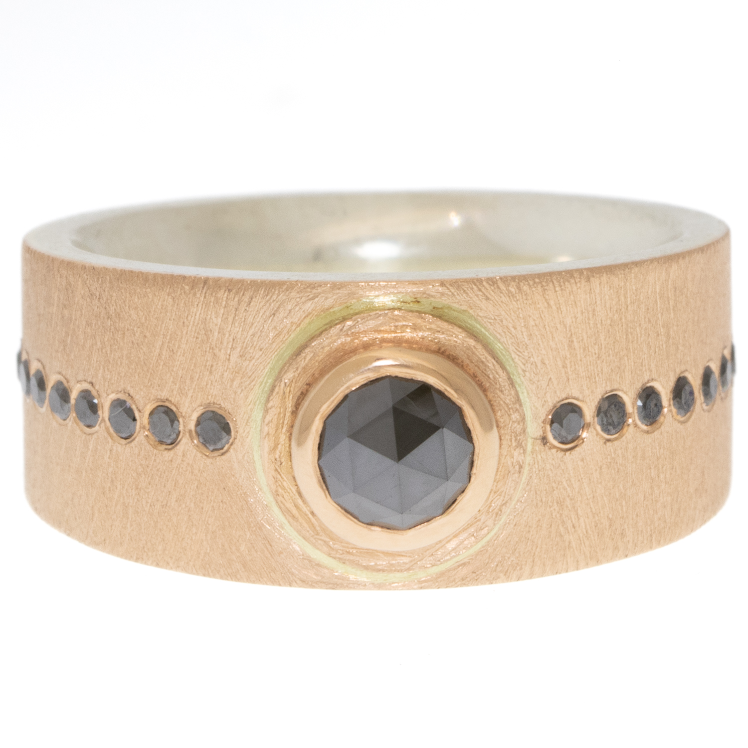 Rene Escobar Trunk Show: Rose Gold Black Diamond Ring by Rene Escobar ...
