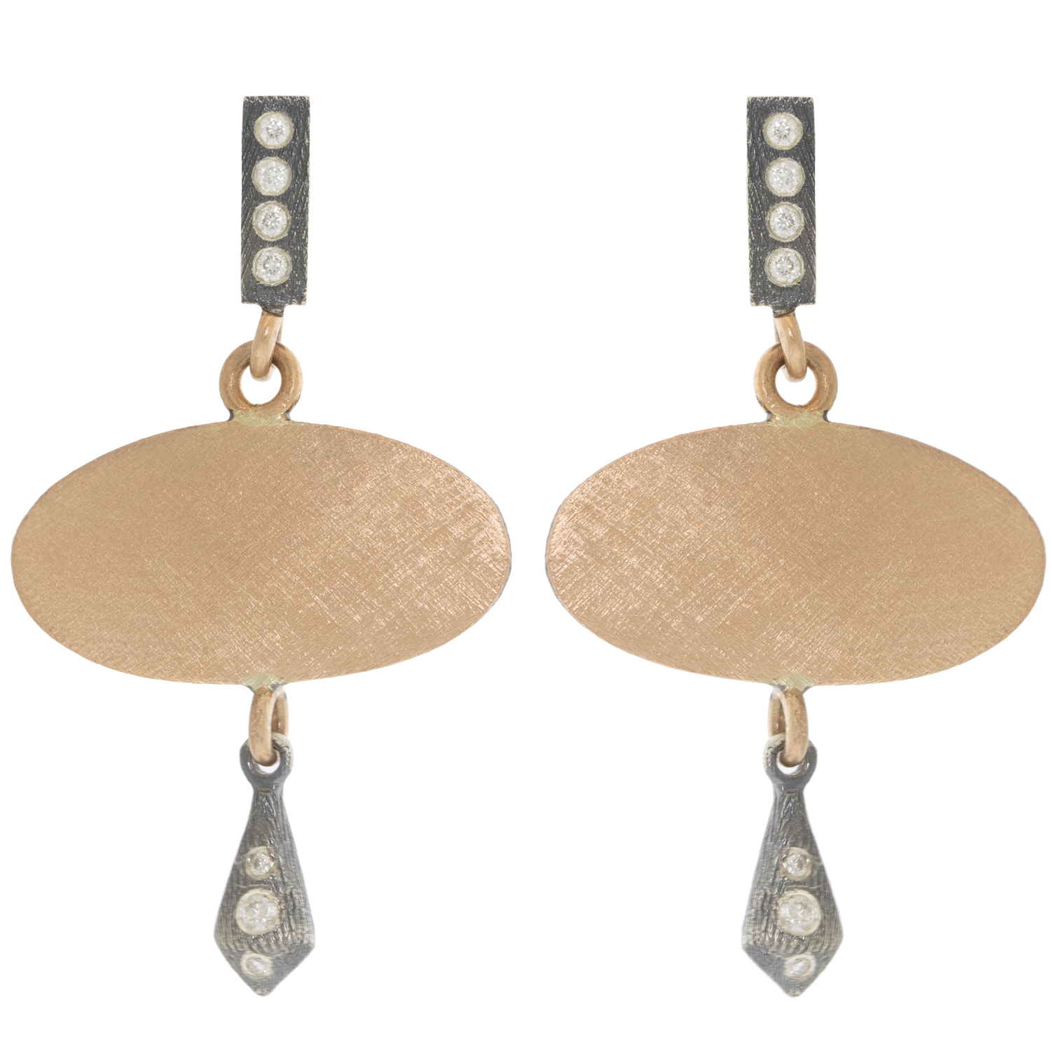 Rene Escobar Trunk Show: Rose Gold Diana Earrings by Rene Escobar ...