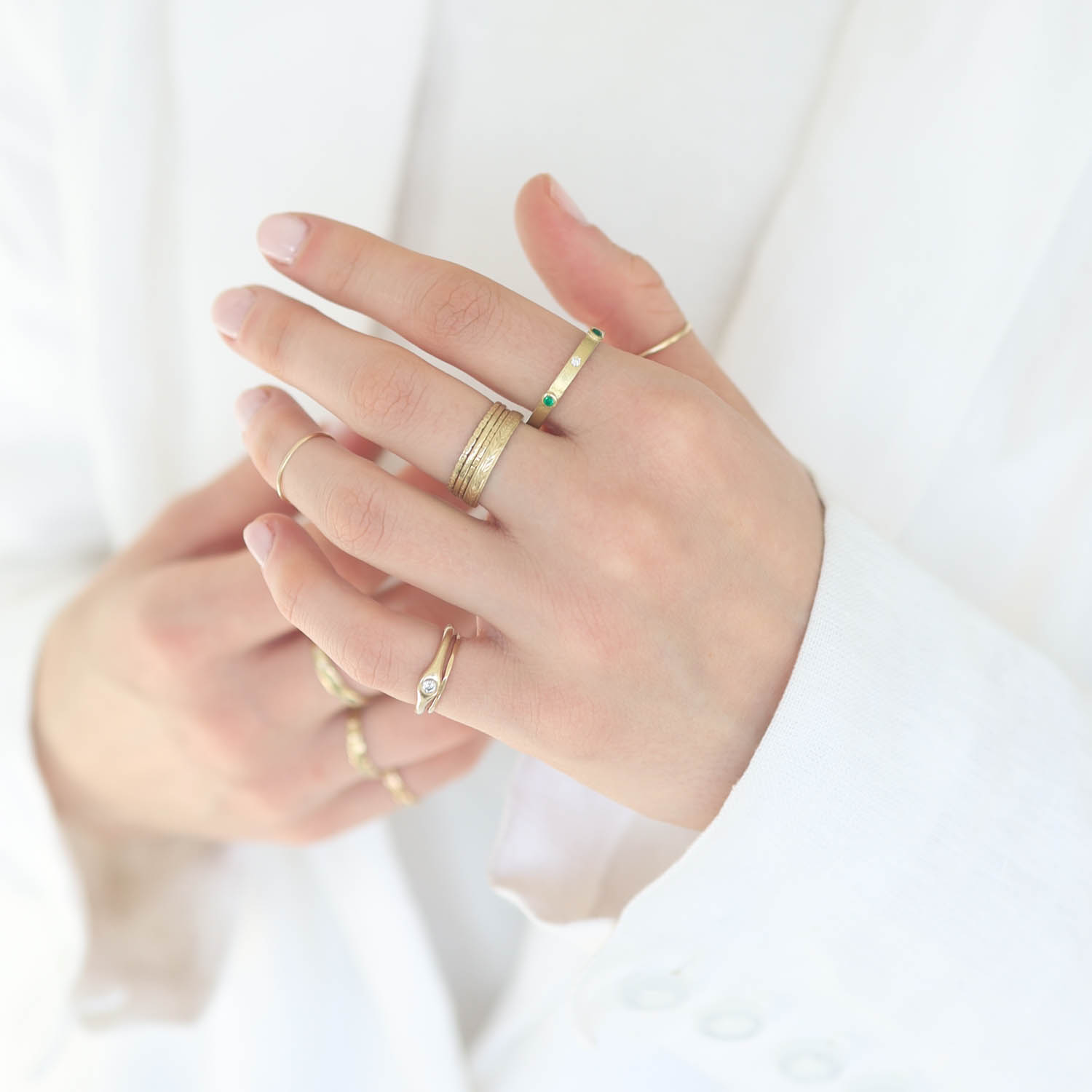 Rene Escobar Trunk Show: Elio Emerald Ring by Rene Escobar - NEWTWIST