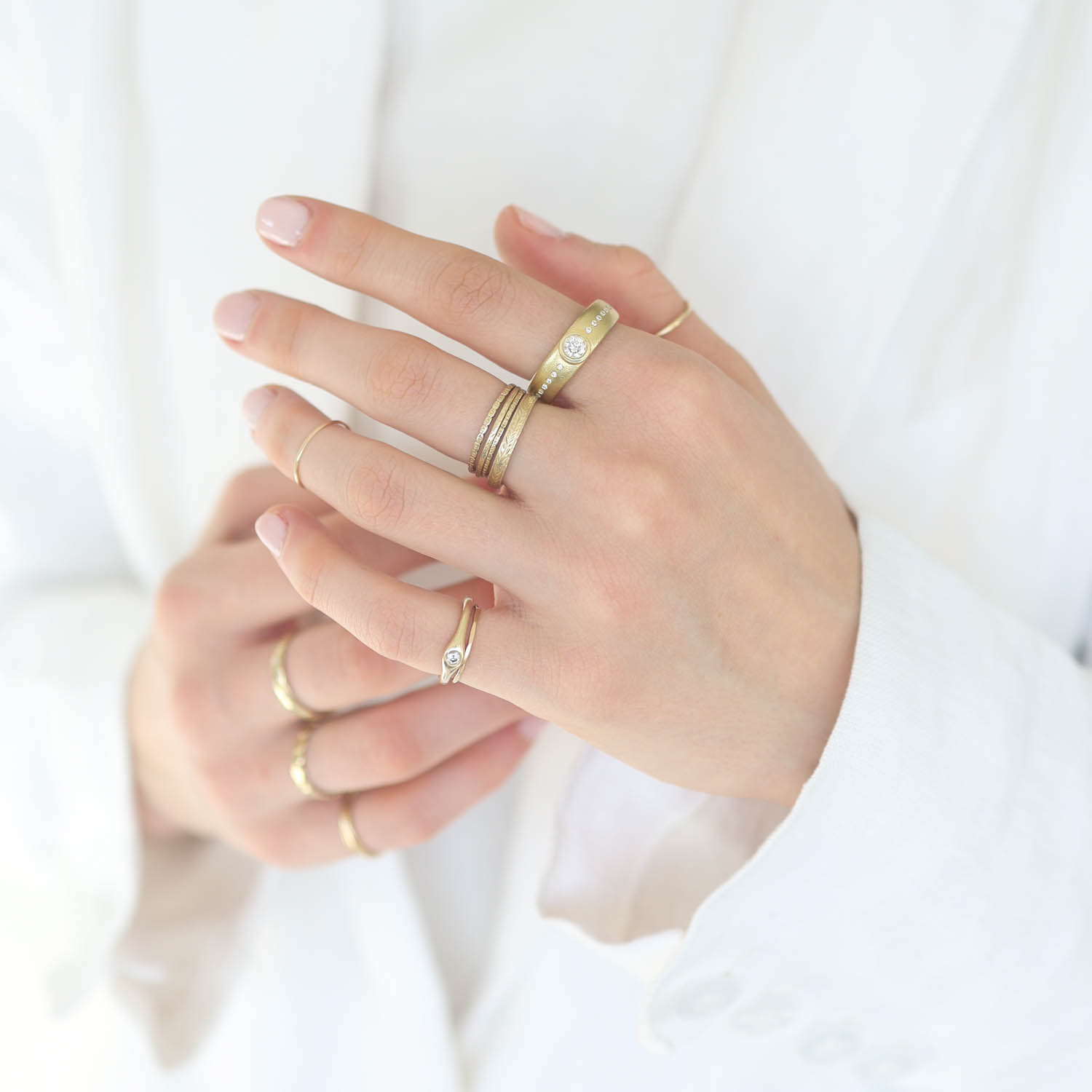 Rene Escobar Trunk Show: Rectangular Bezel Gypsy Lux Ring by Rene ...