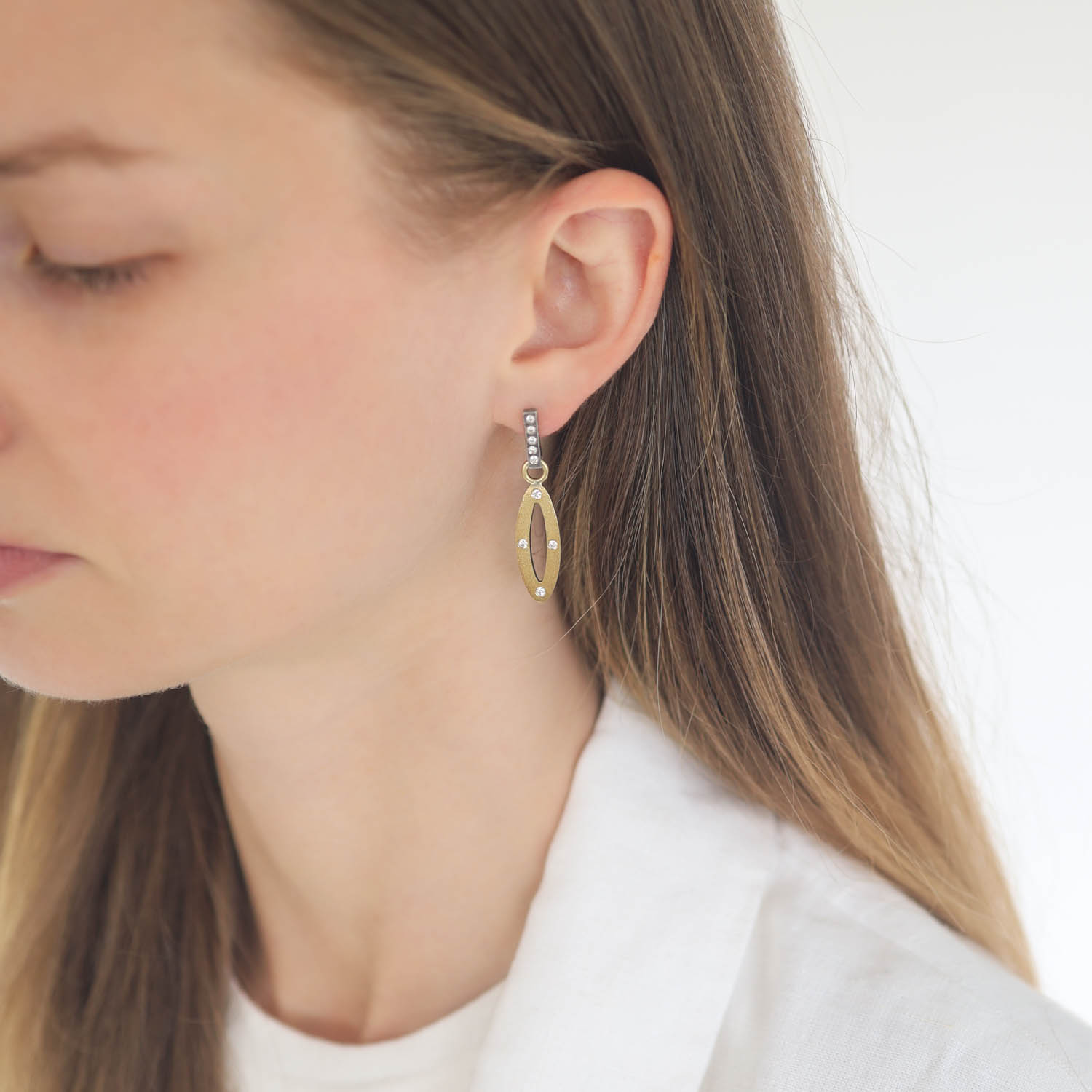Rene Escobar Trunk Show: Small Yellow Gold Porto Earrings by Rene ...