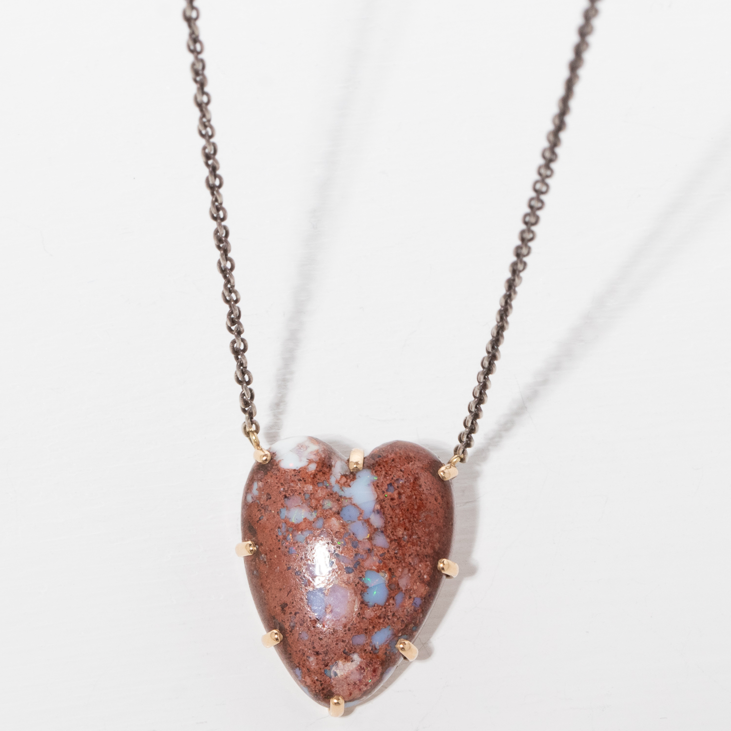 Jamie Joseph Trunk Show: Mexican Fire Opal Heart Necklace by Jamie ...