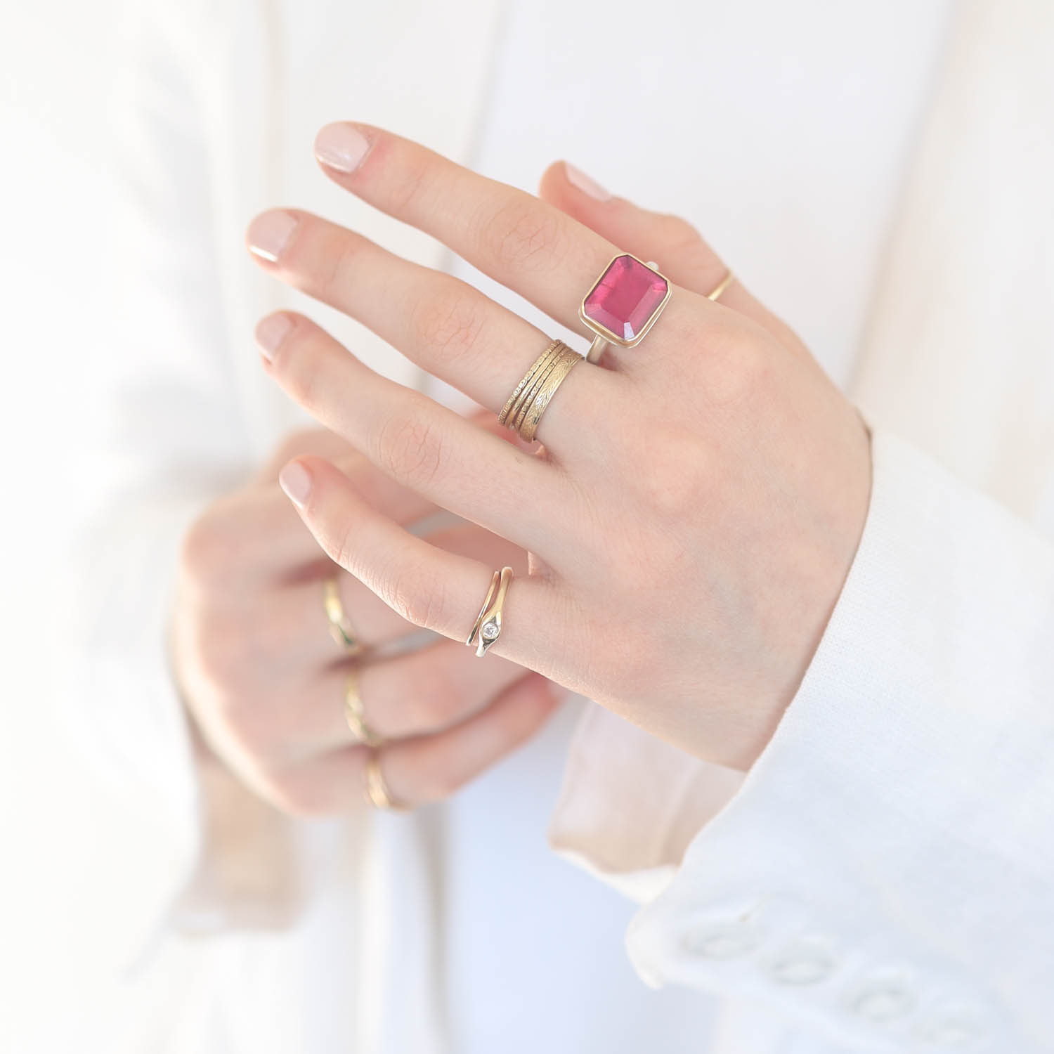 Jamie Joseph Trunk Show: Rectangular African Ruby Ring by Jamie Joseph ...