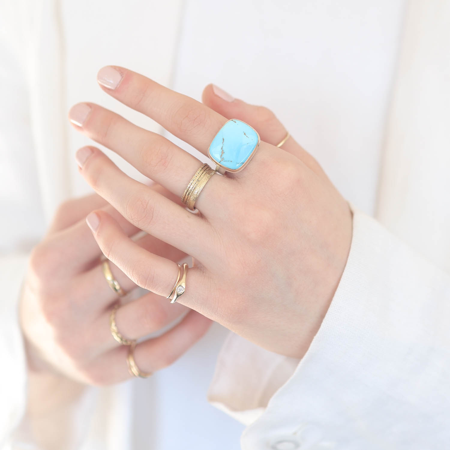 Jamie Joseph Trunk Show: Castle Dome Turquoise Ring by Jamie Joseph ...