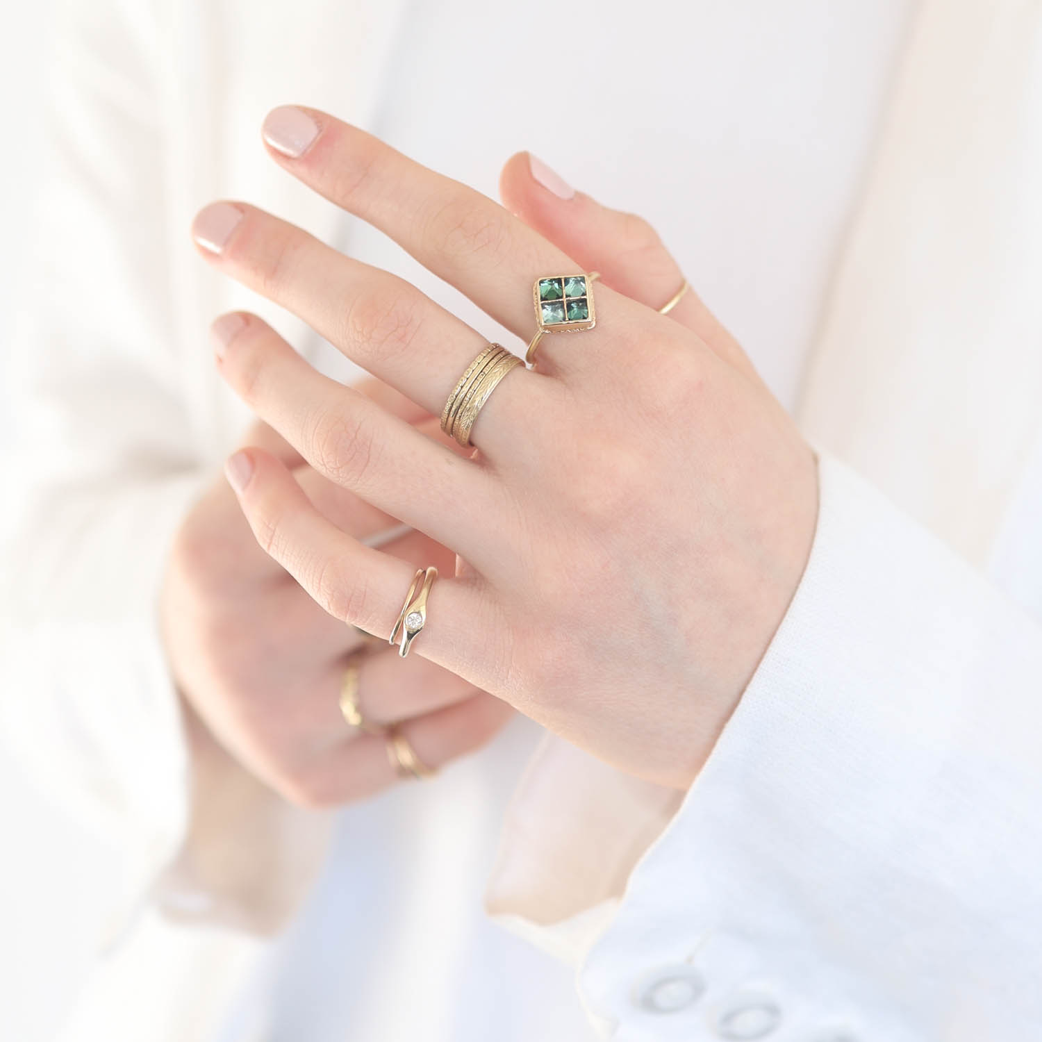 Jamie Joseph Trunk Show: Blue Green Tourmaline Fusion Ring by Jamie ...