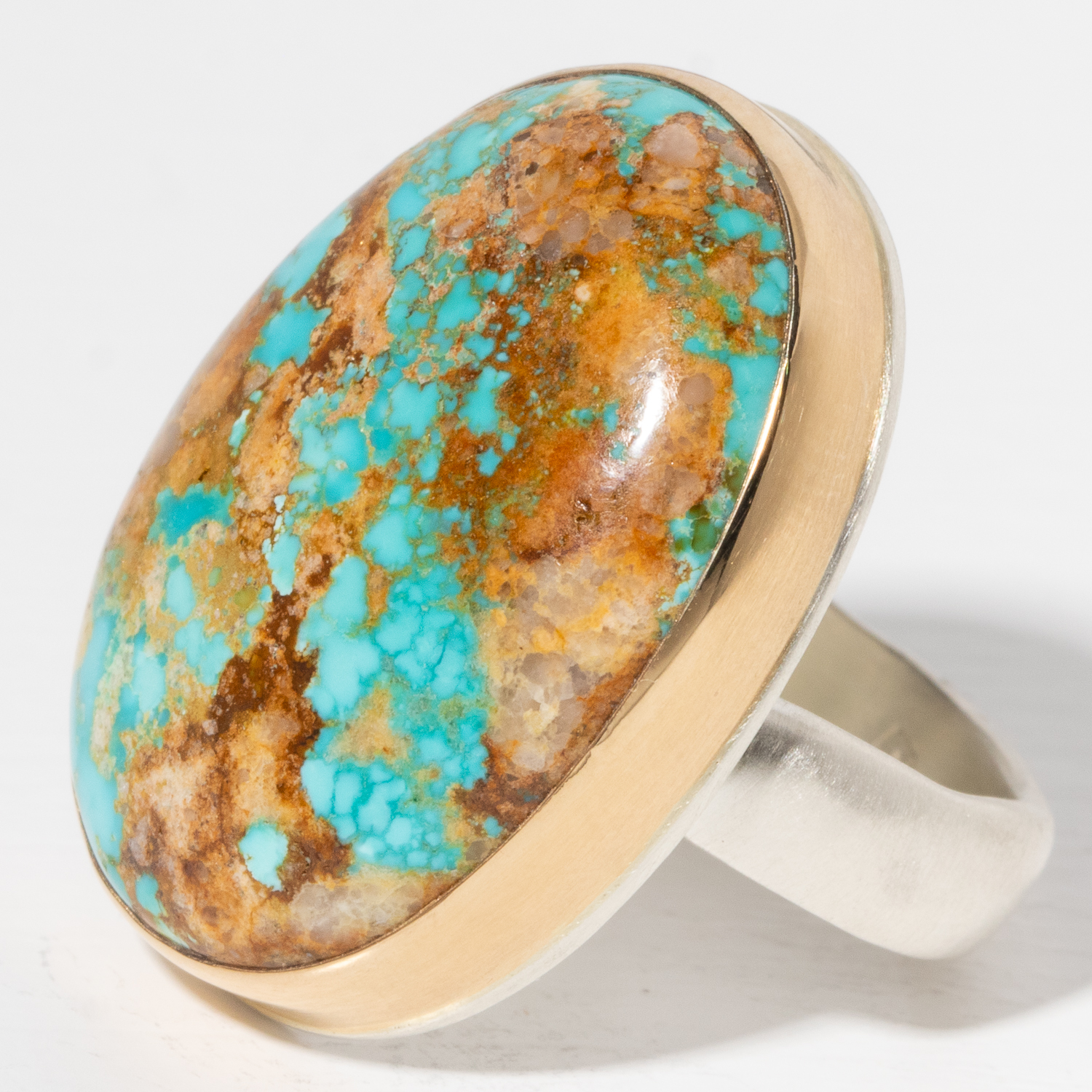 Jamie Joseph Trunk Show: Oval Turquoise Ring by Jamie Joseph - NEWTWIST