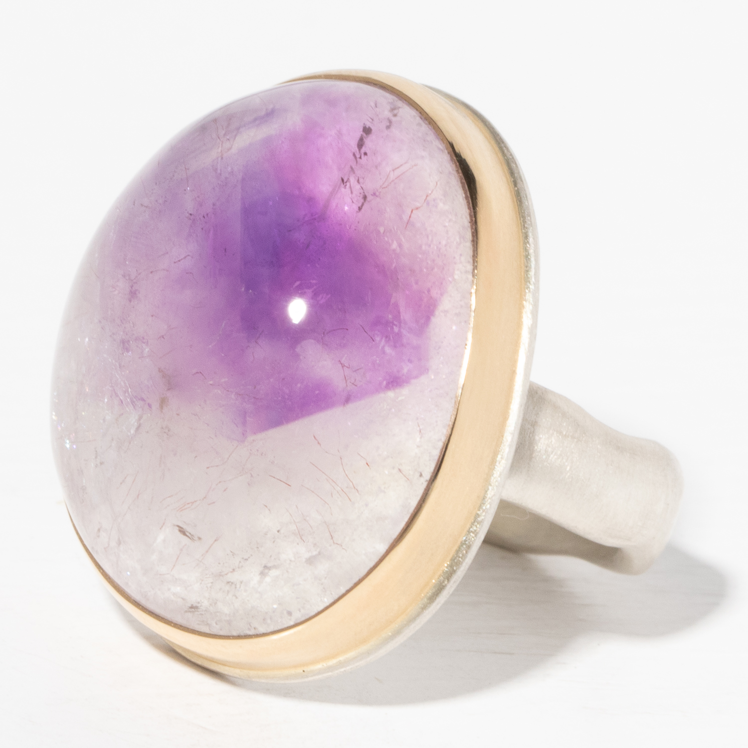 Jamie Joseph Trunk Show: Smooth Amethyst Ring by Jamie Joseph - NEWTWIST