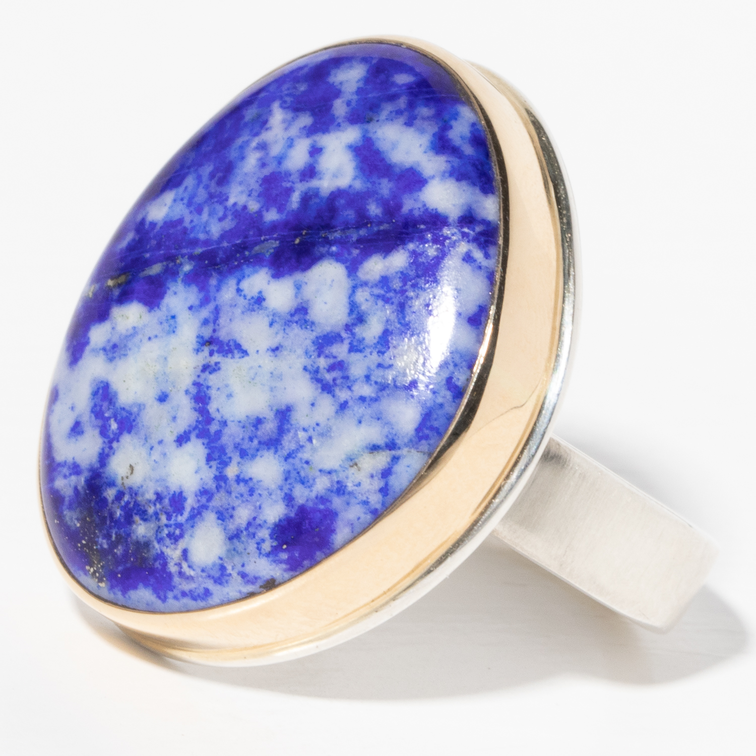 Jamie Joseph Trunk Show: Asymmetrical Lapis Ring by Jamie Joseph - NEWTWIST