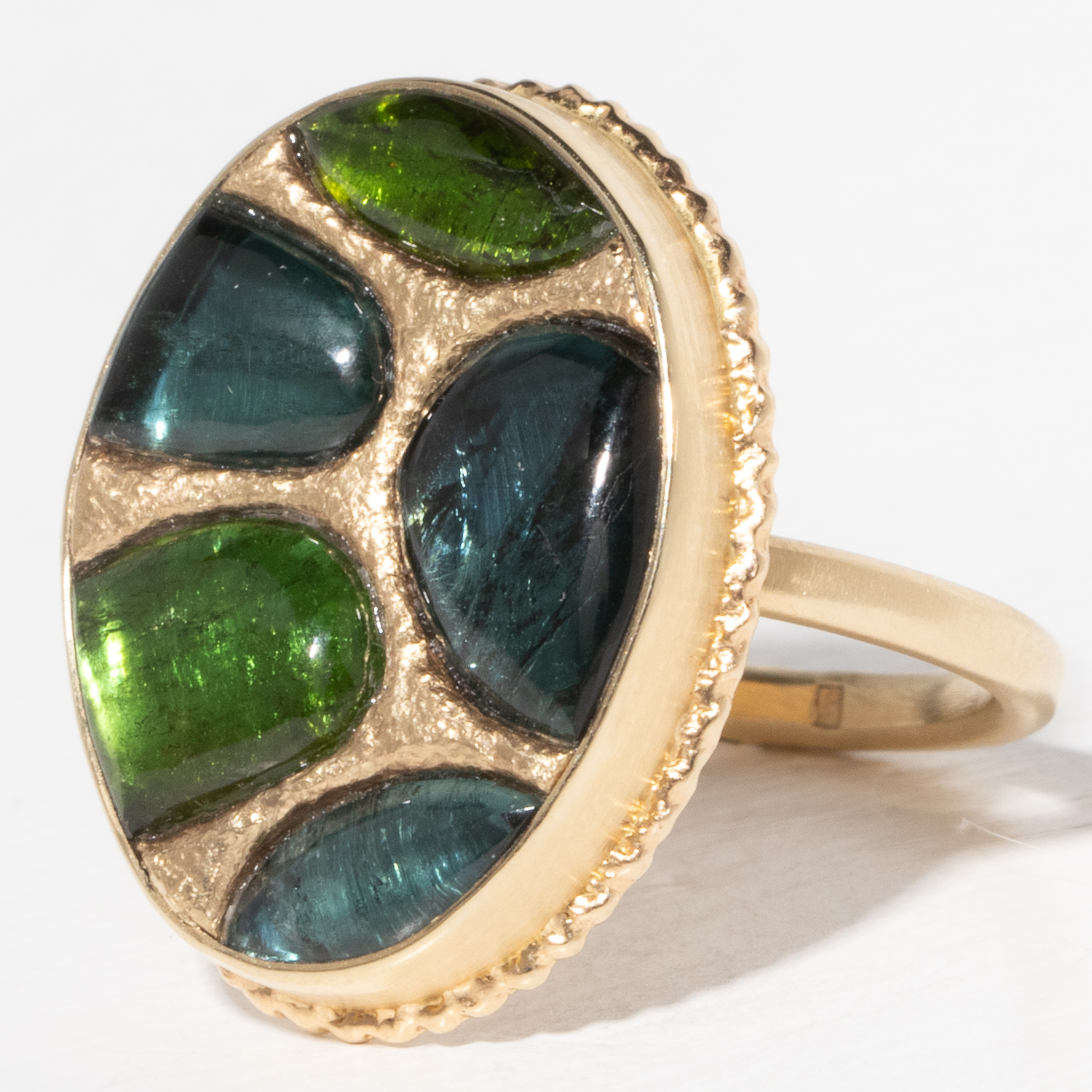 Jamie Joseph Trunk Show: Blue Green Tourmaline Fusion Ring by Jamie ...
